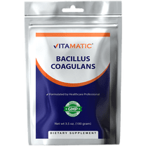 (2 pack) Vitamatic Bacillus Coagulans Probiotic Powder - Digestive ...