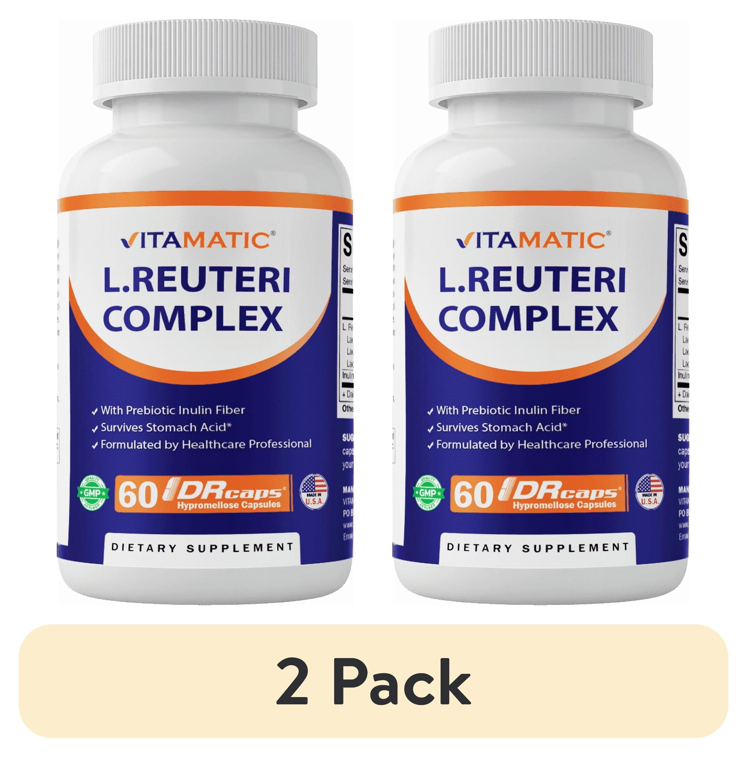 (2 pack) Vitamatic Lactobacillus Reuteri Complex - 22 Billion per DR ...