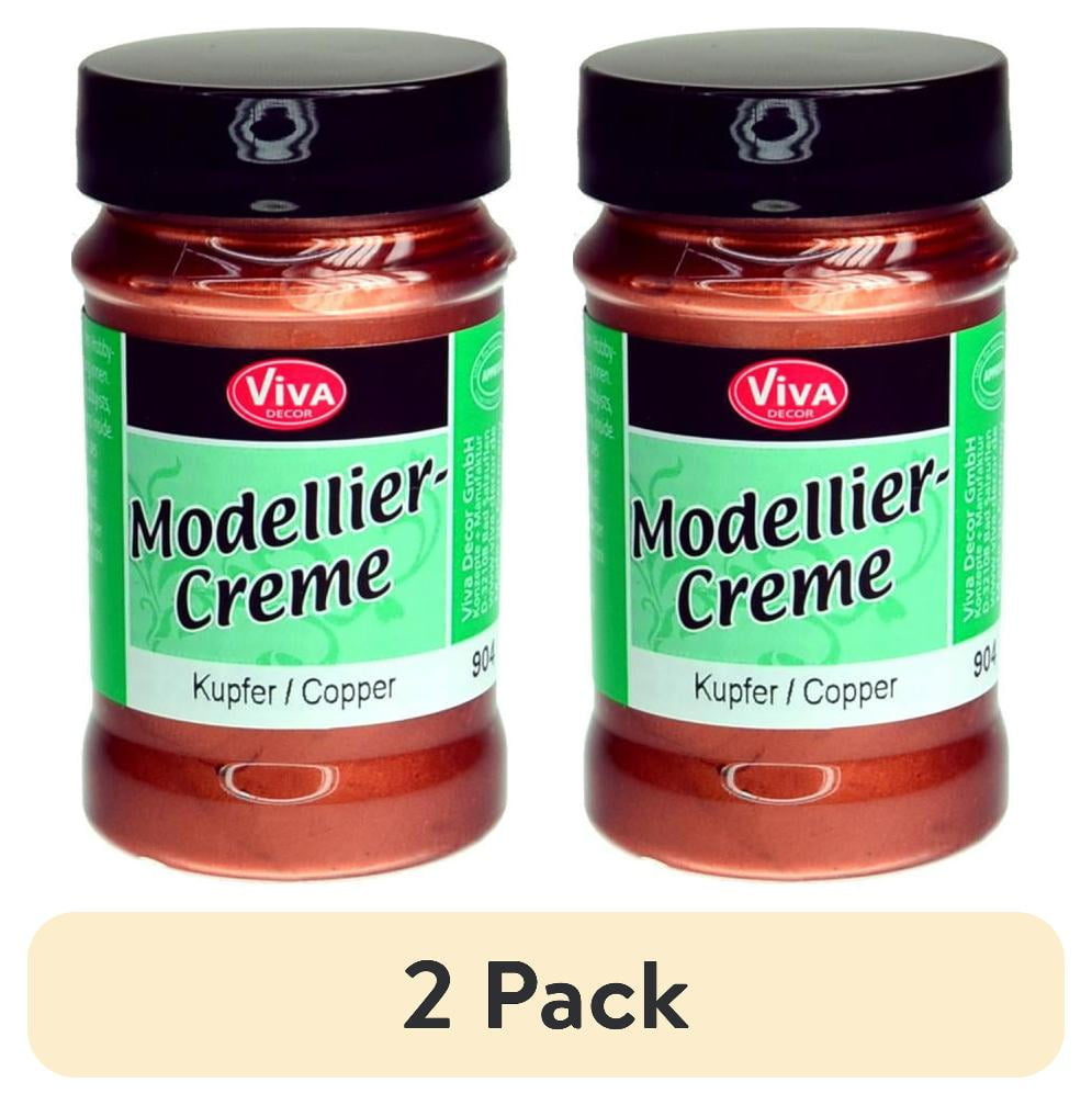(2 pack) Viva Decor Modeling Creme 90g-copper - Walmart.com