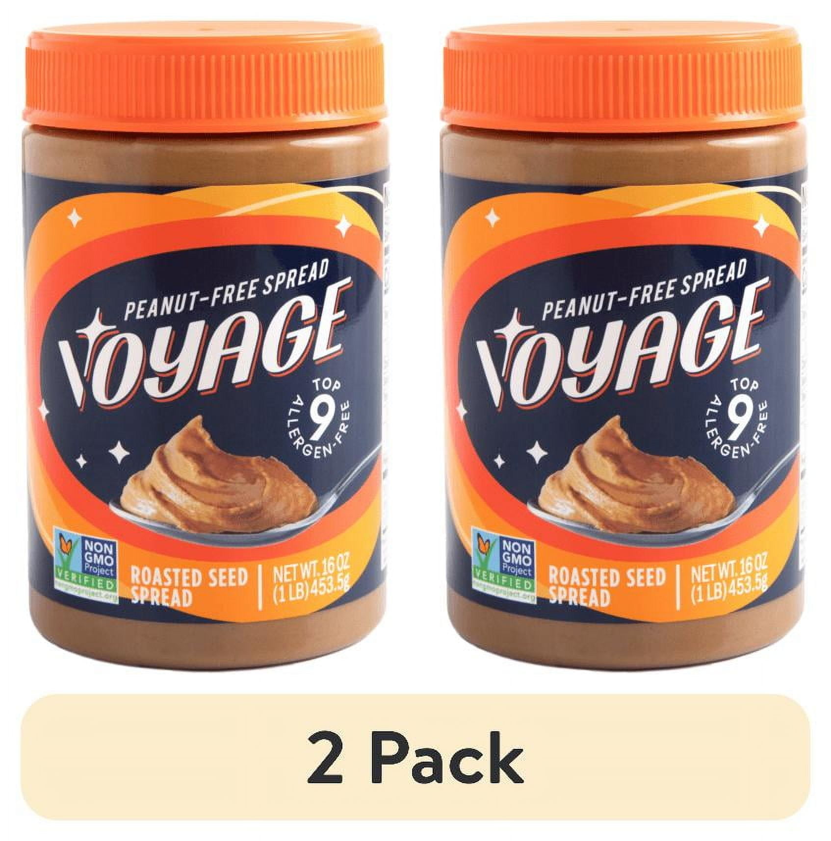 (2 pack) Voyage Foods Top 9 Allergen-Free Peanut-Free Spread 16 oz Jar ...