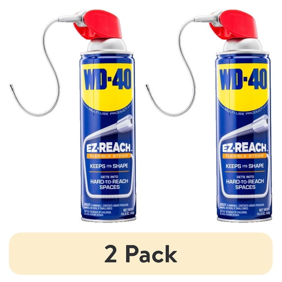 (2 pack) WD-40 EZ-REACH Original Formula Multi-Purpose Lubricant Spray ...