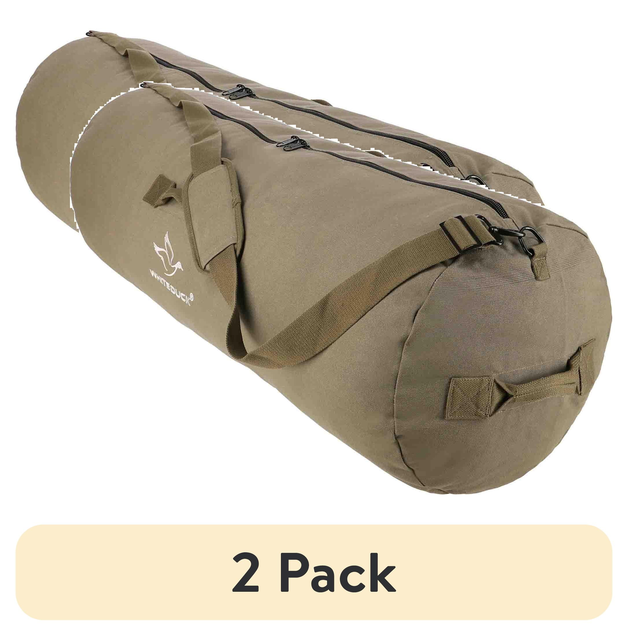 (2 pack) White Duck Outdoors Hoplite Heavy Duty Canvas Duffel Bag ...