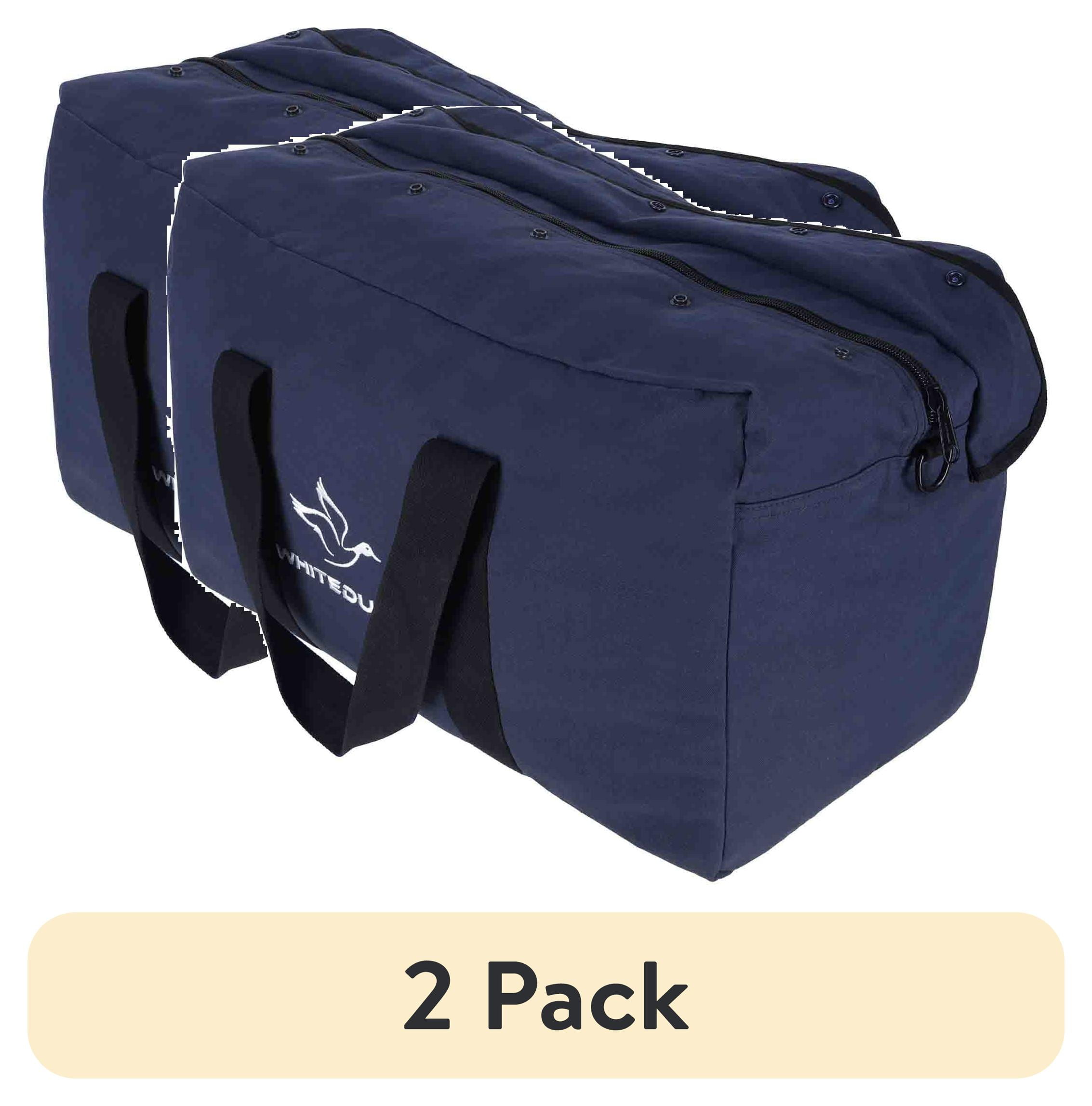 (2 pack) WHITEDUCK HOPLITE Parachute Duffel Bag, Canvas Cargo Bag with ...