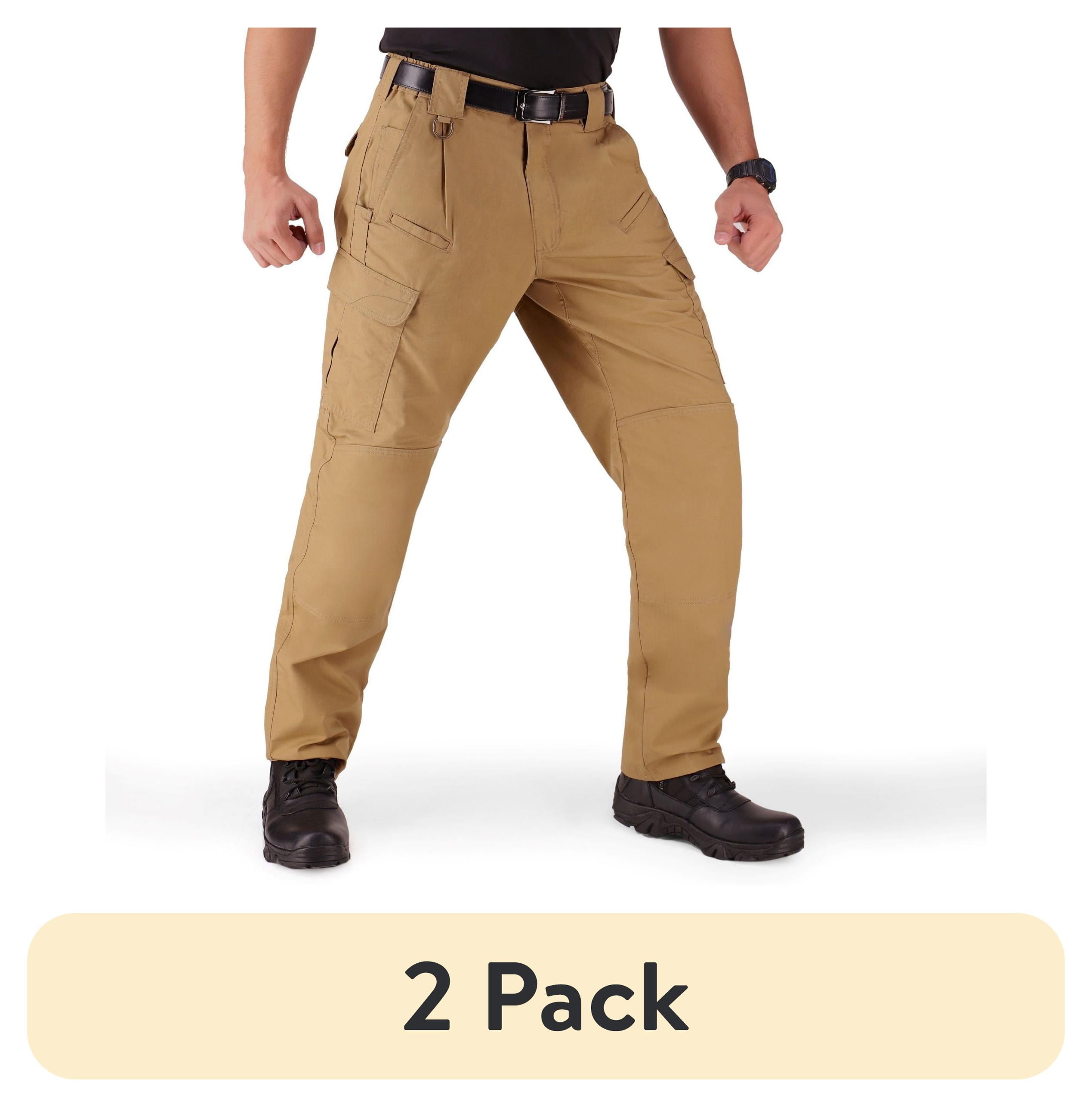 (2 pack) WHITEDUCK Men's Work Cargo Pants - Ripstop Water Repellent w/13 Pockets Outdoor Pant ...