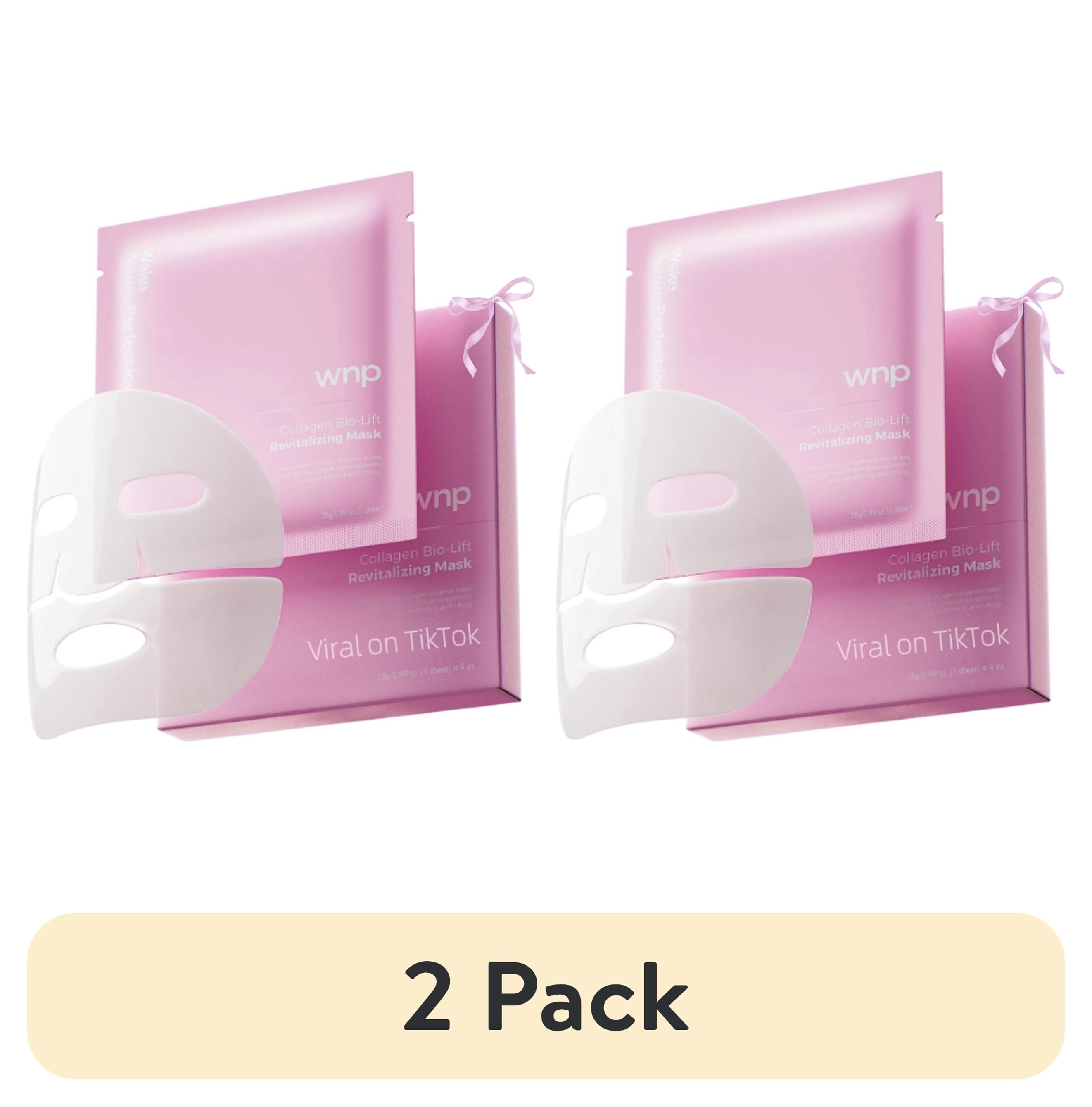 (2 pack) WNP 6D Bionic Collagen Overnight Face Mask for Hydrating ...