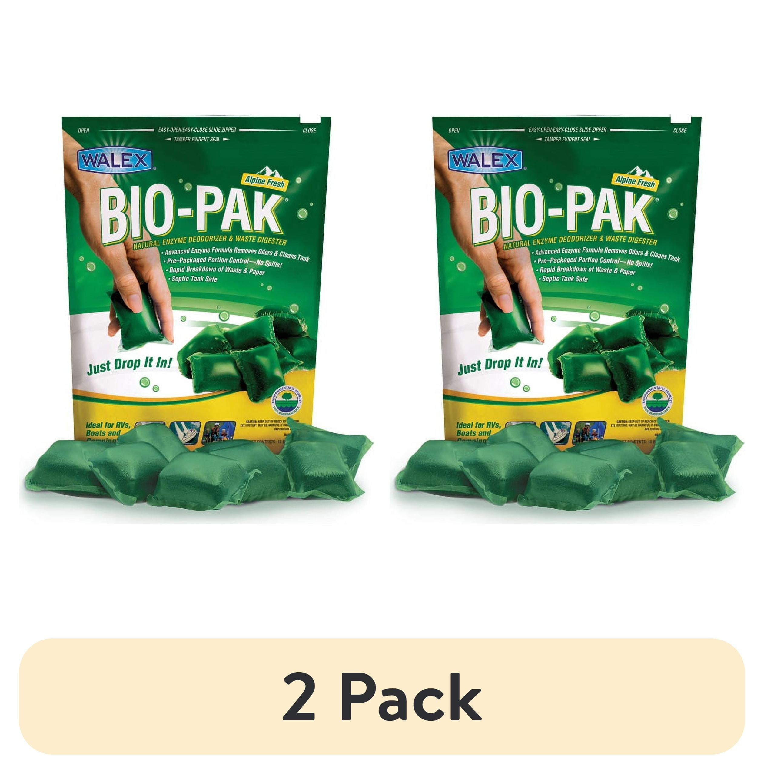 (2 pack) Walex Bio-Pak Holding Tank Deodorizer/Digester for RV Holding ...