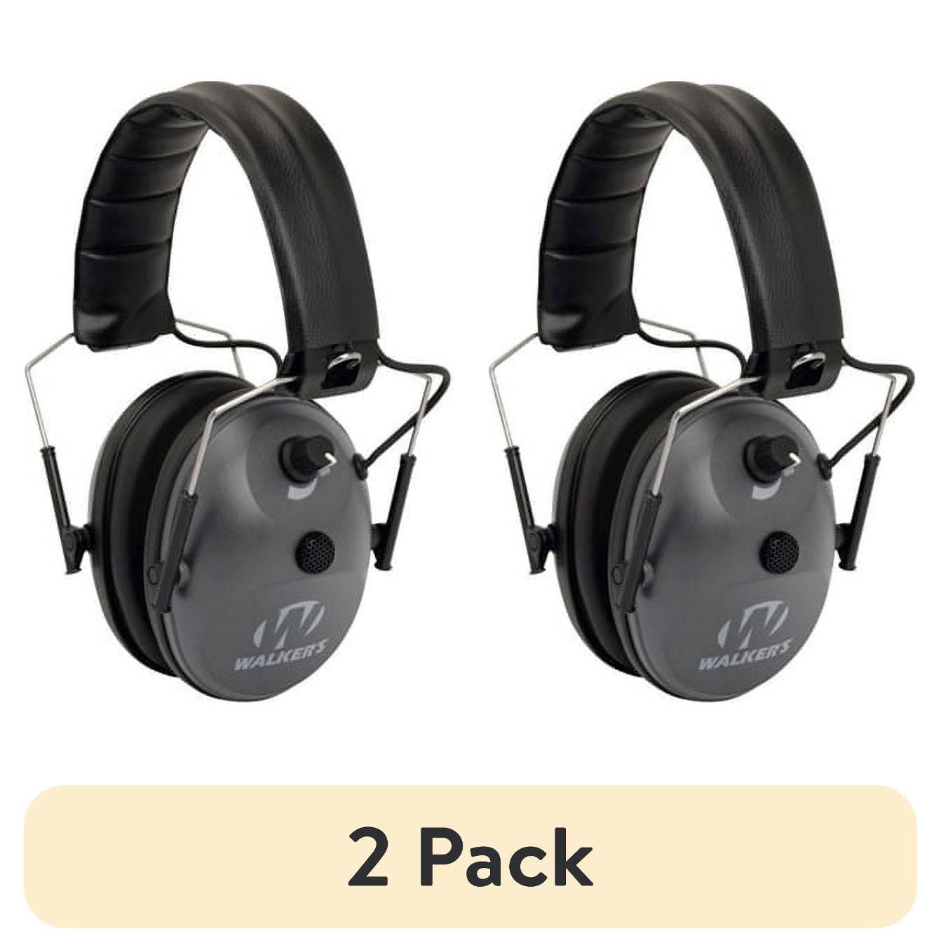 (2 pack) Walker's Electronic Ear Protection Muff, 24 Noise Reduction ...