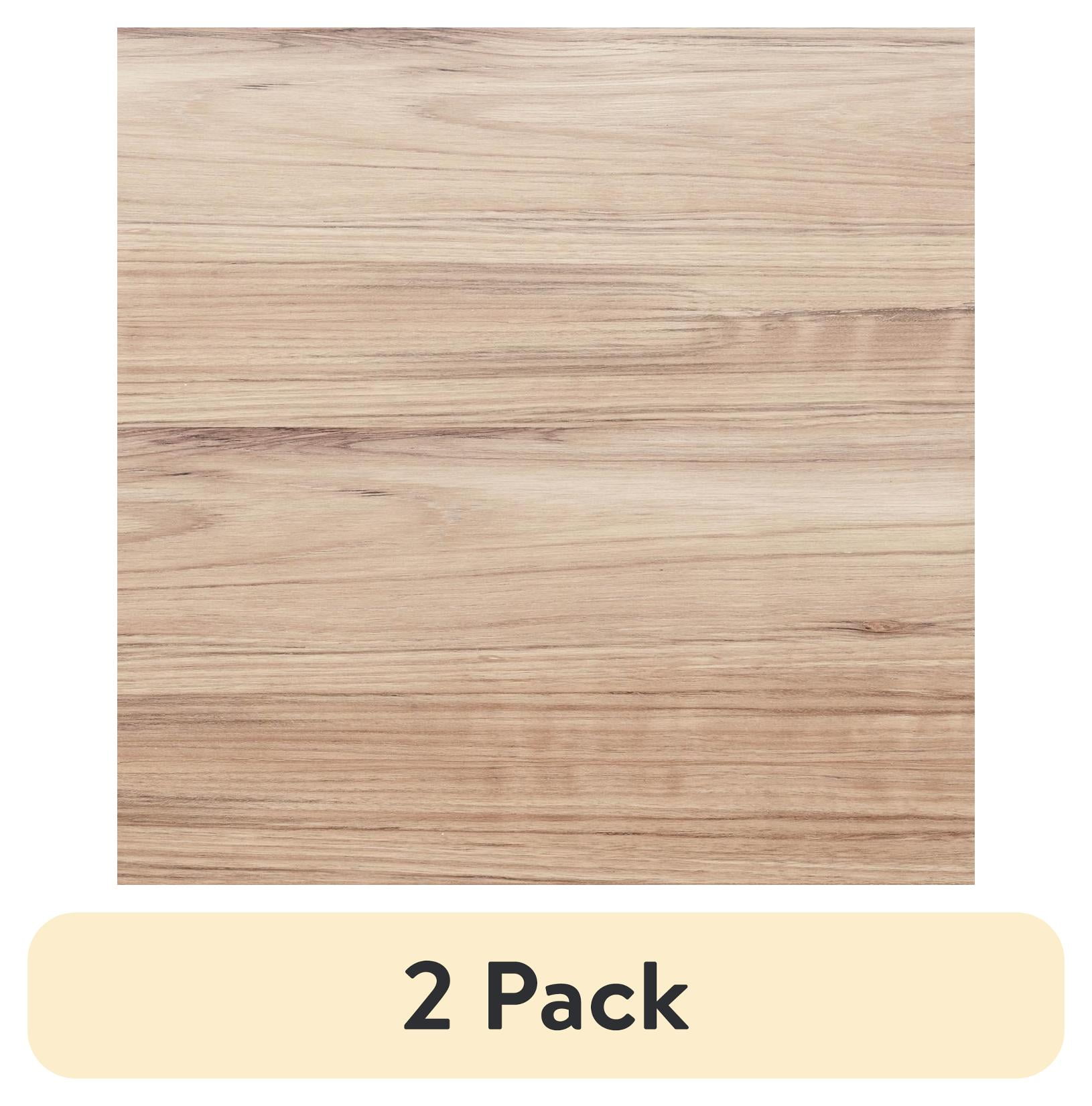 (2 pack) WallPops Natural Woodgrain 6x6 Peel & Stick Tiles Wall Decals ...