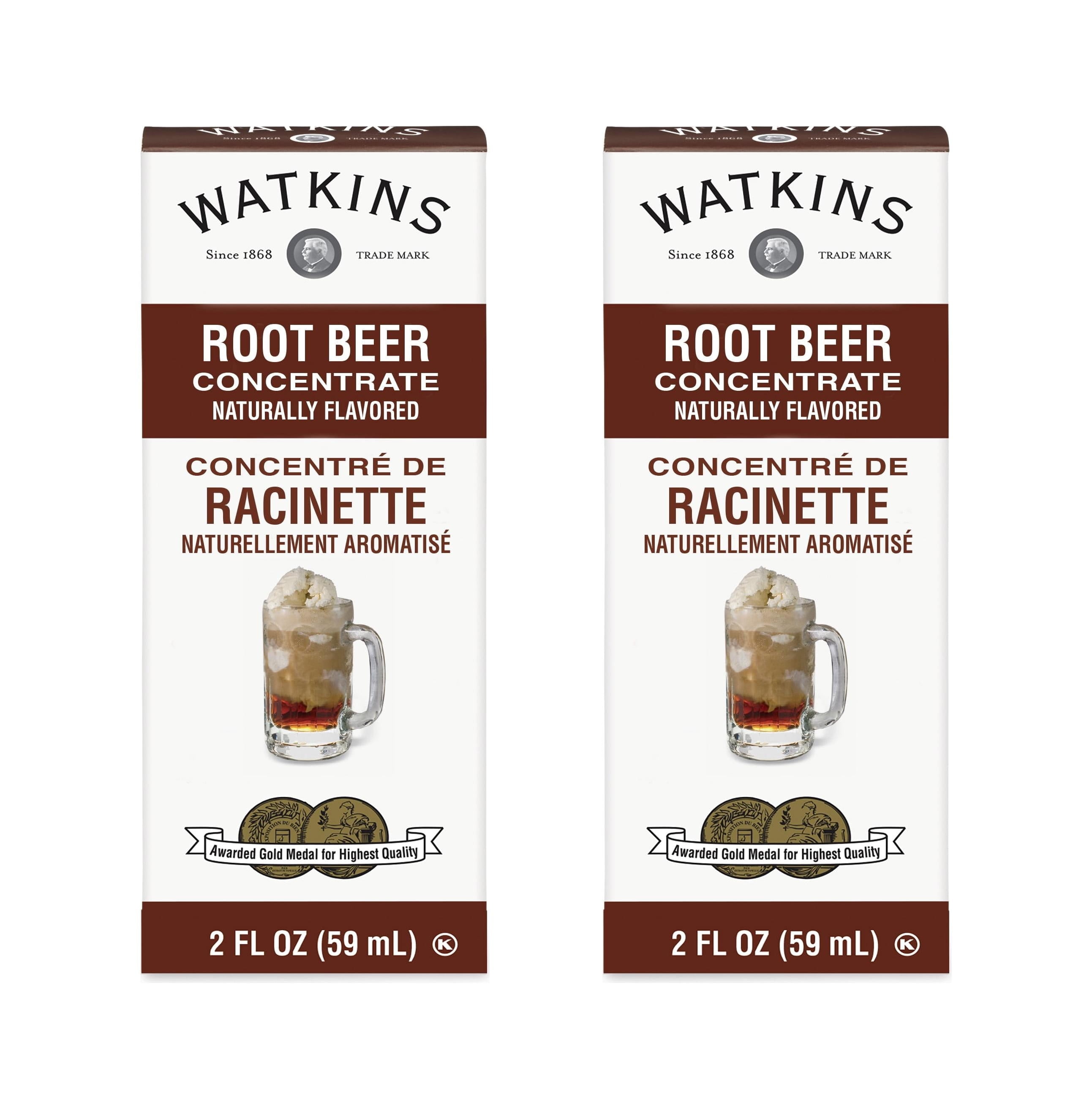 (2 pack) Watkins Beer Root Concentrate, 2 oz (Shelf Stable/Ambient ...