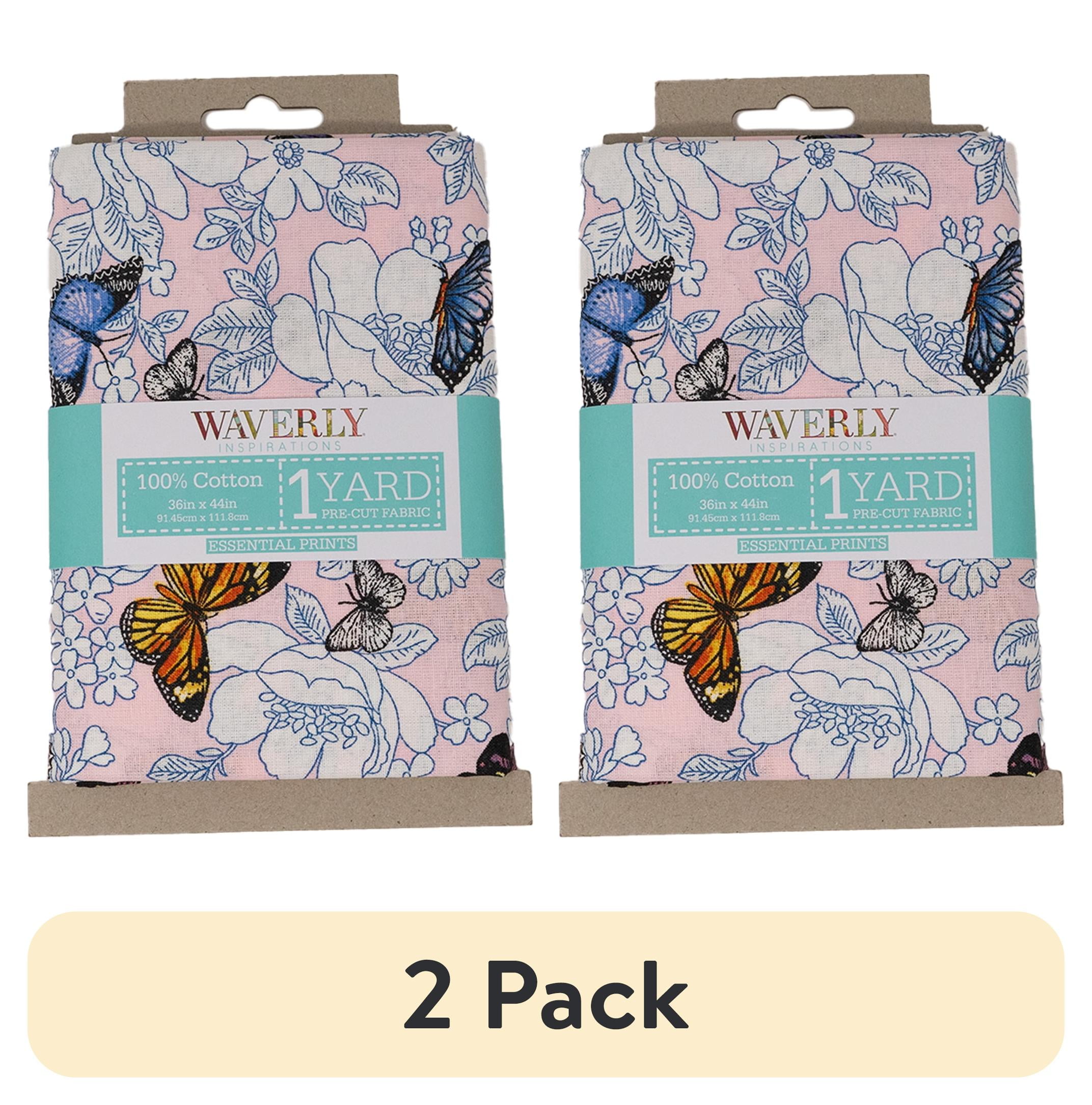 (2 pack) Waverly Inspirations, 100% Cotton, 44 Inch Wide, Sewing ...