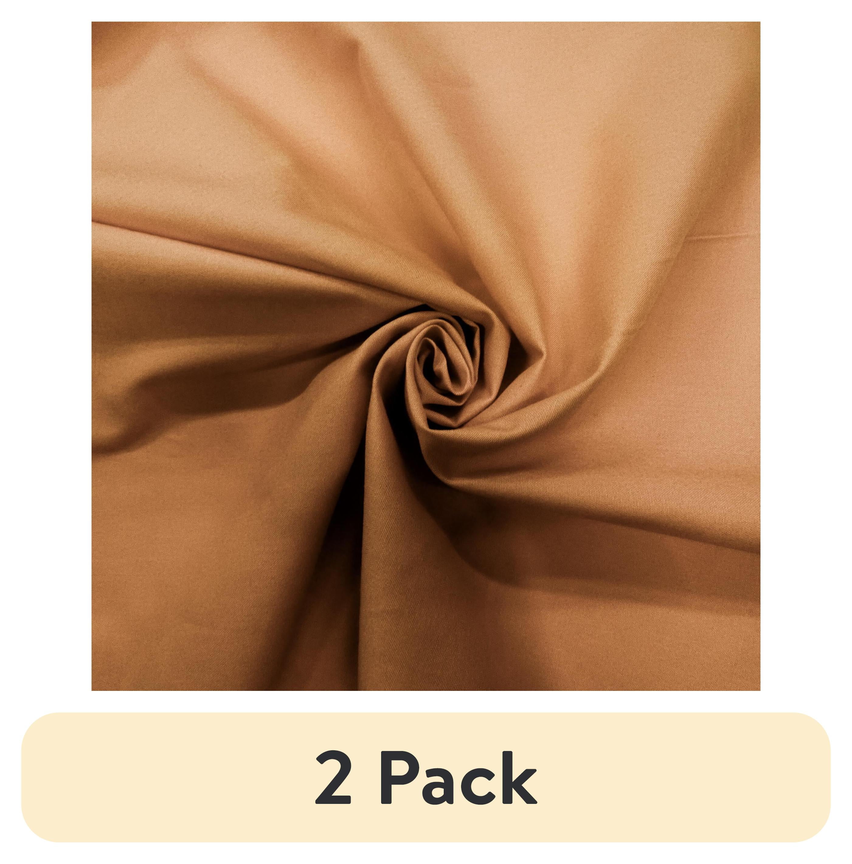 (2 pack) Waverly Inspirations (2 Yard Cut) Cotton Solid, Brown Sugar ...