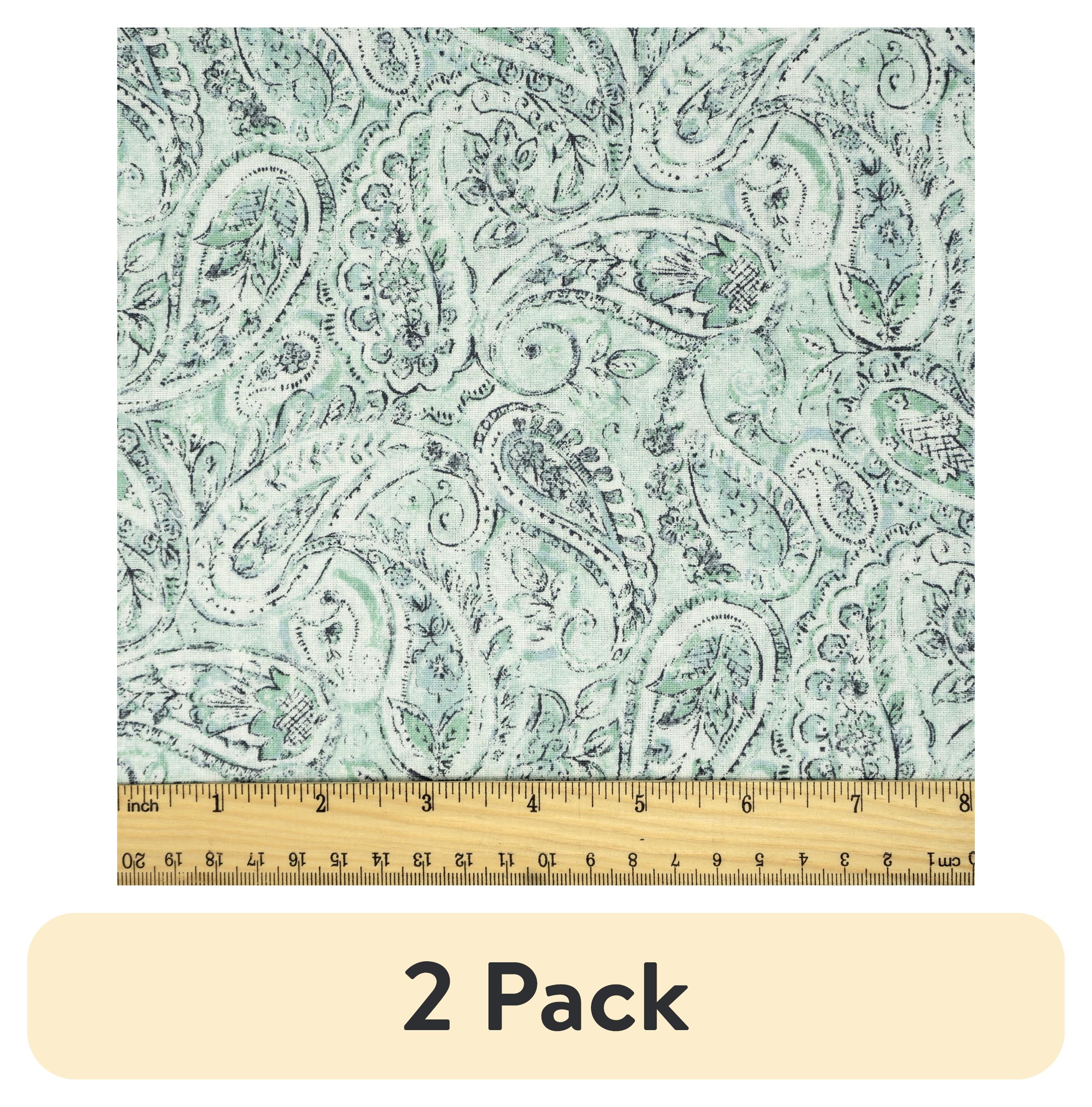 (2 pack) Waverly Inspirations 1 Yard Cut 100% Cotton Prints Fabric ...