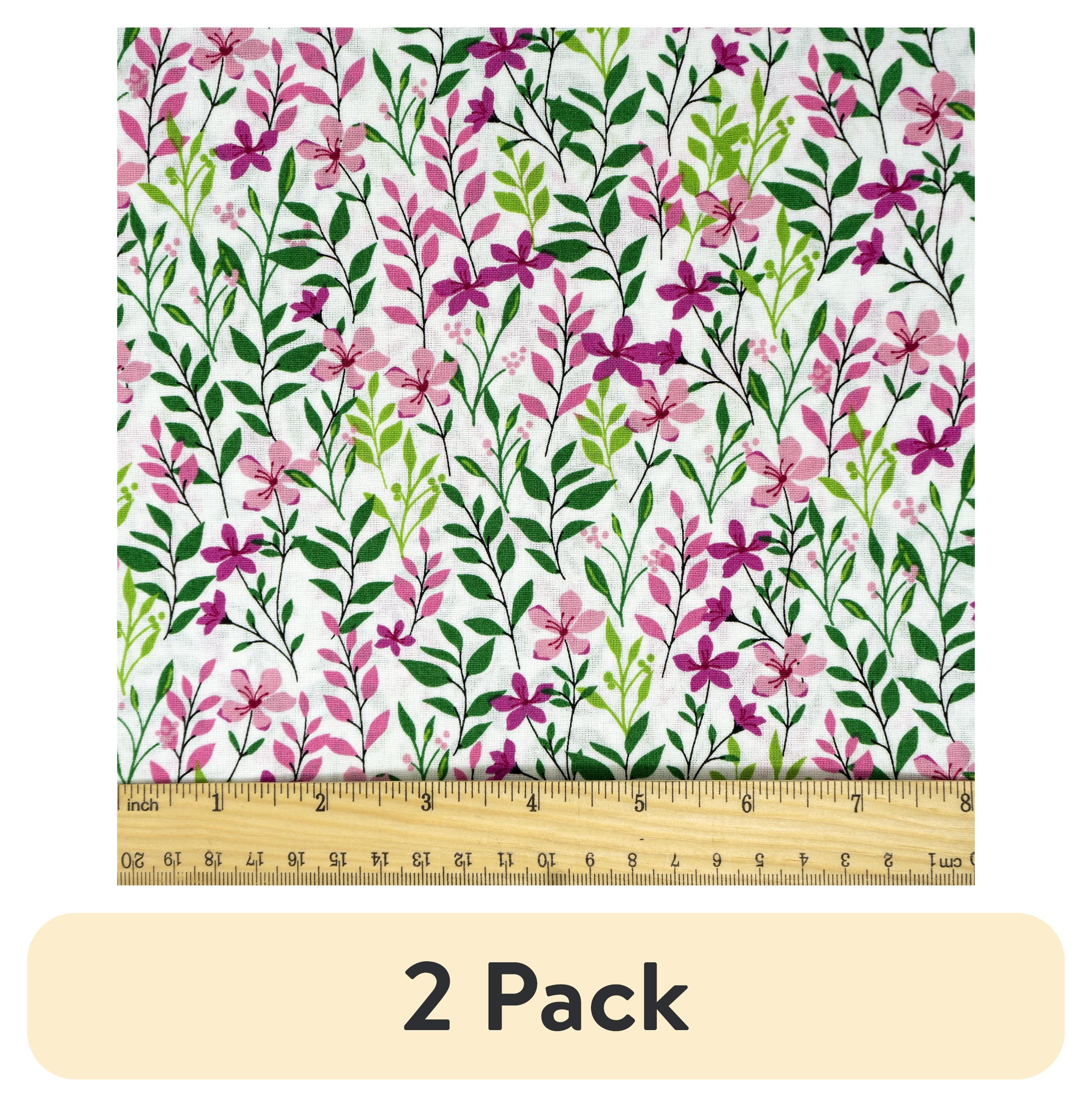(2 pack) Waverly Inspirations 1 Yard Cut 100% Cotton Prints Fabric ...