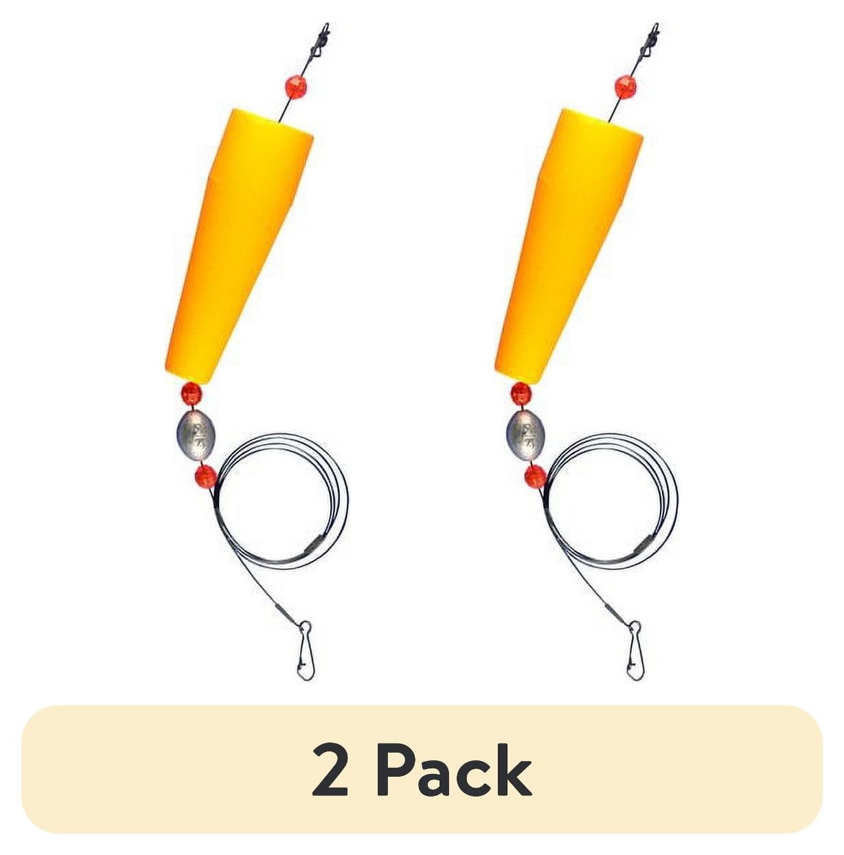 (2 pack) Weighted Popping Float Leader, Orange - Walmart.com