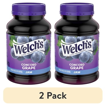 (3 pack) Welch's Natural Concord Grape Spread, 27 oz Jar - Walmart.com