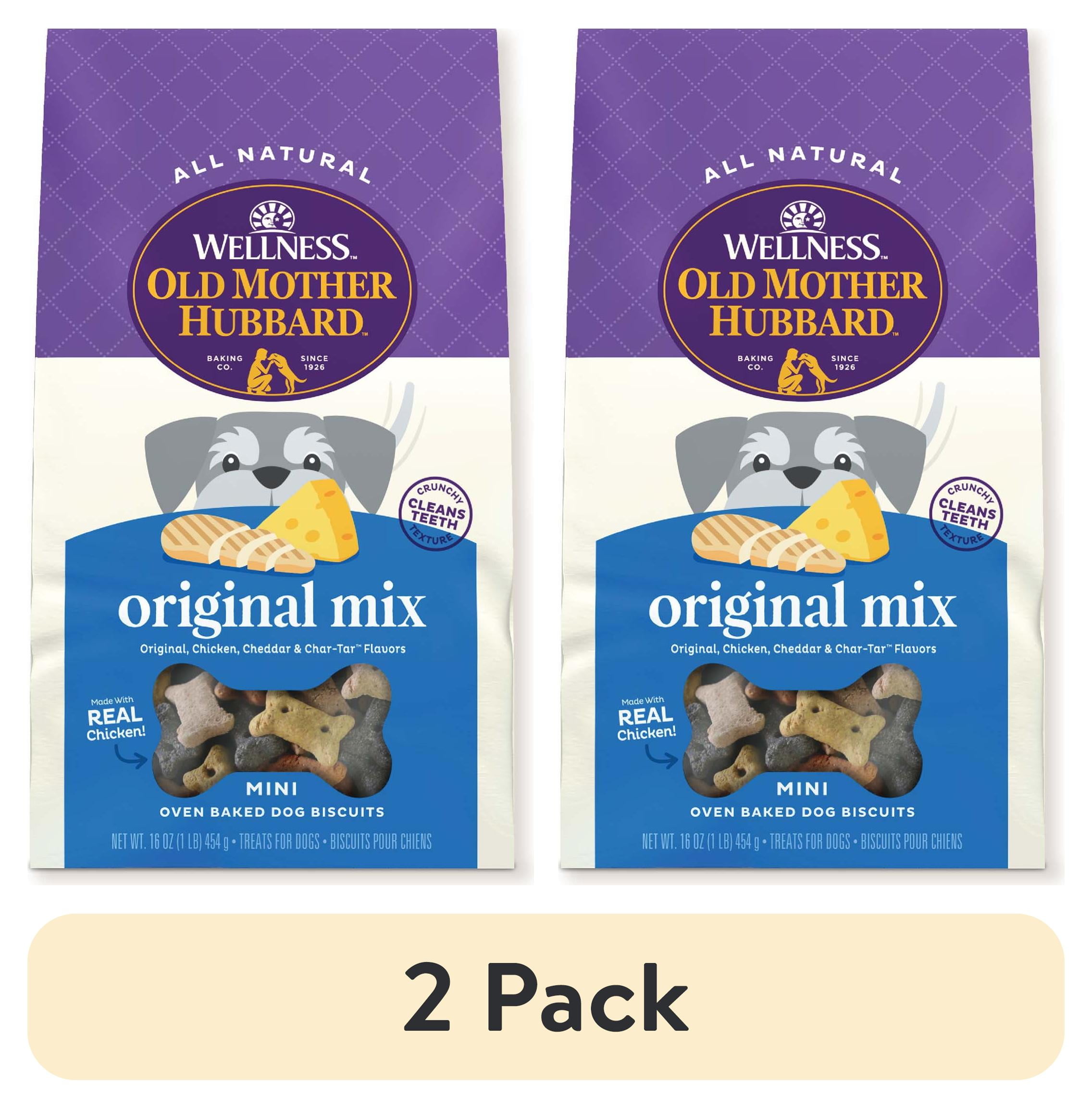 (2 pack) Wellness Old Mother Hubbard Classic Original Mix Baked Biscuit ...