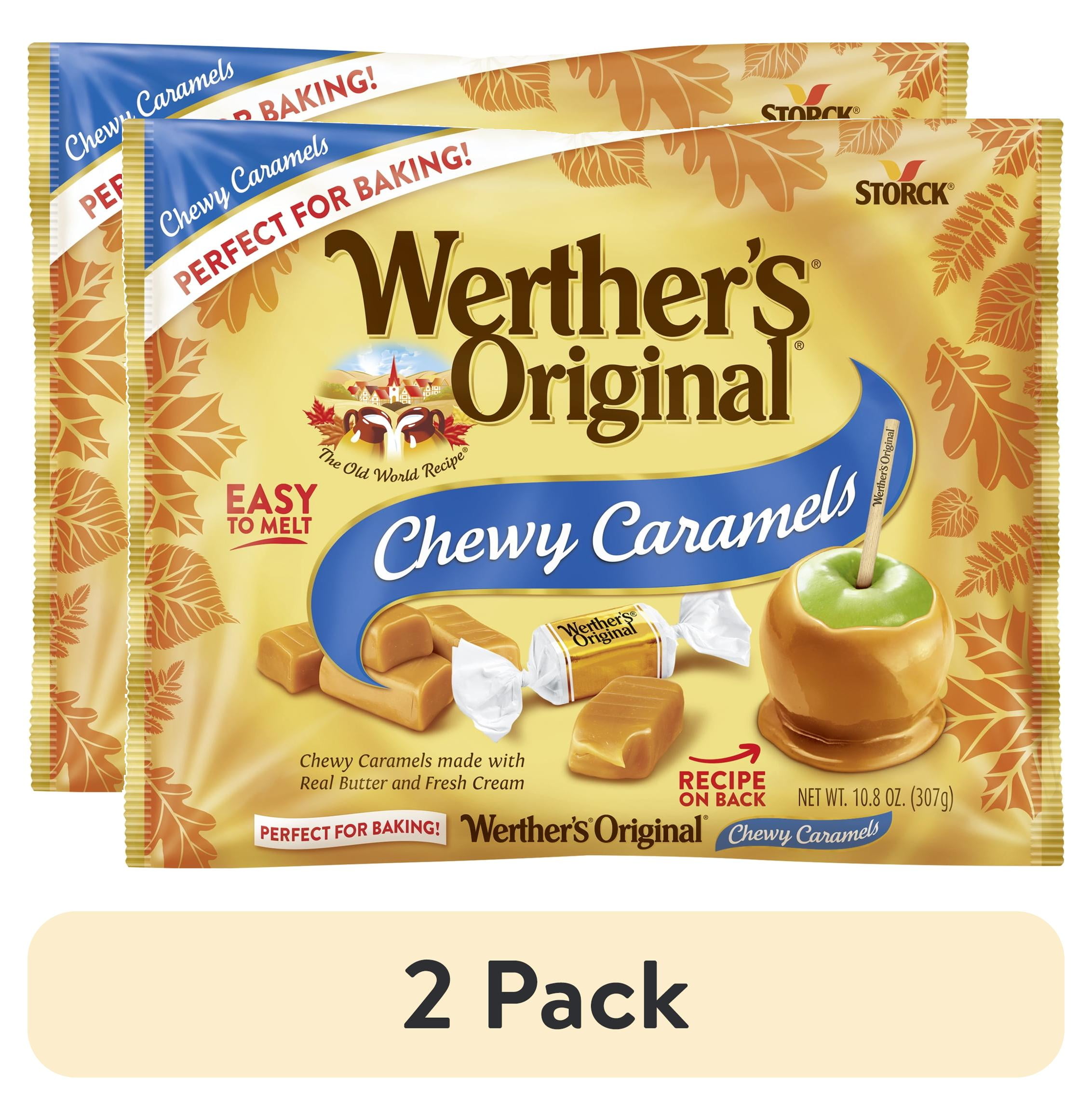 (2 pack) Werther's Original Chewy Caramel Baking Candy, 10.8 oz. Big ...