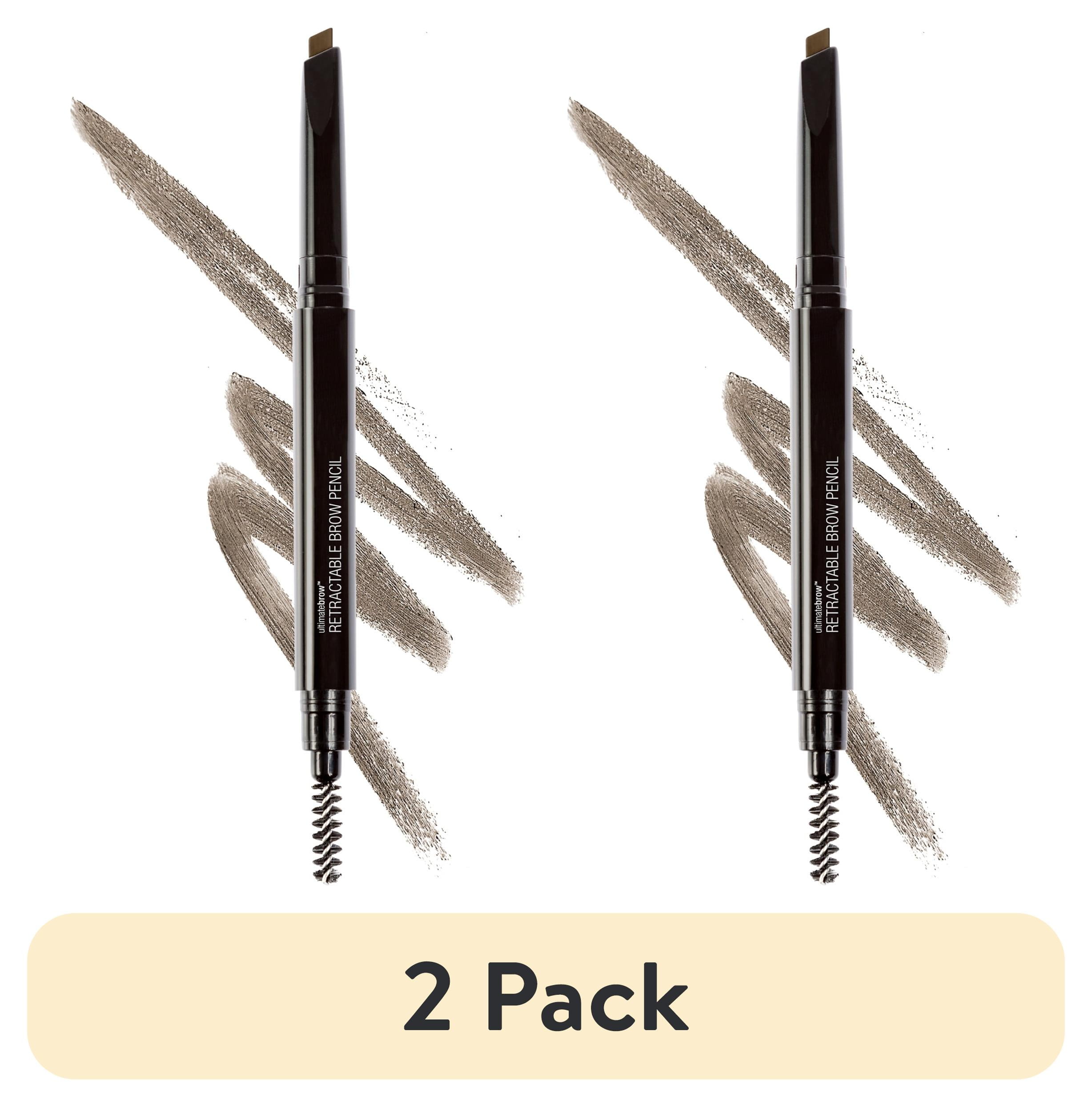 (2 pack) Wet n Wild Ultimate Brow Retractable Eyebrow Pencil Brush, Ash ...