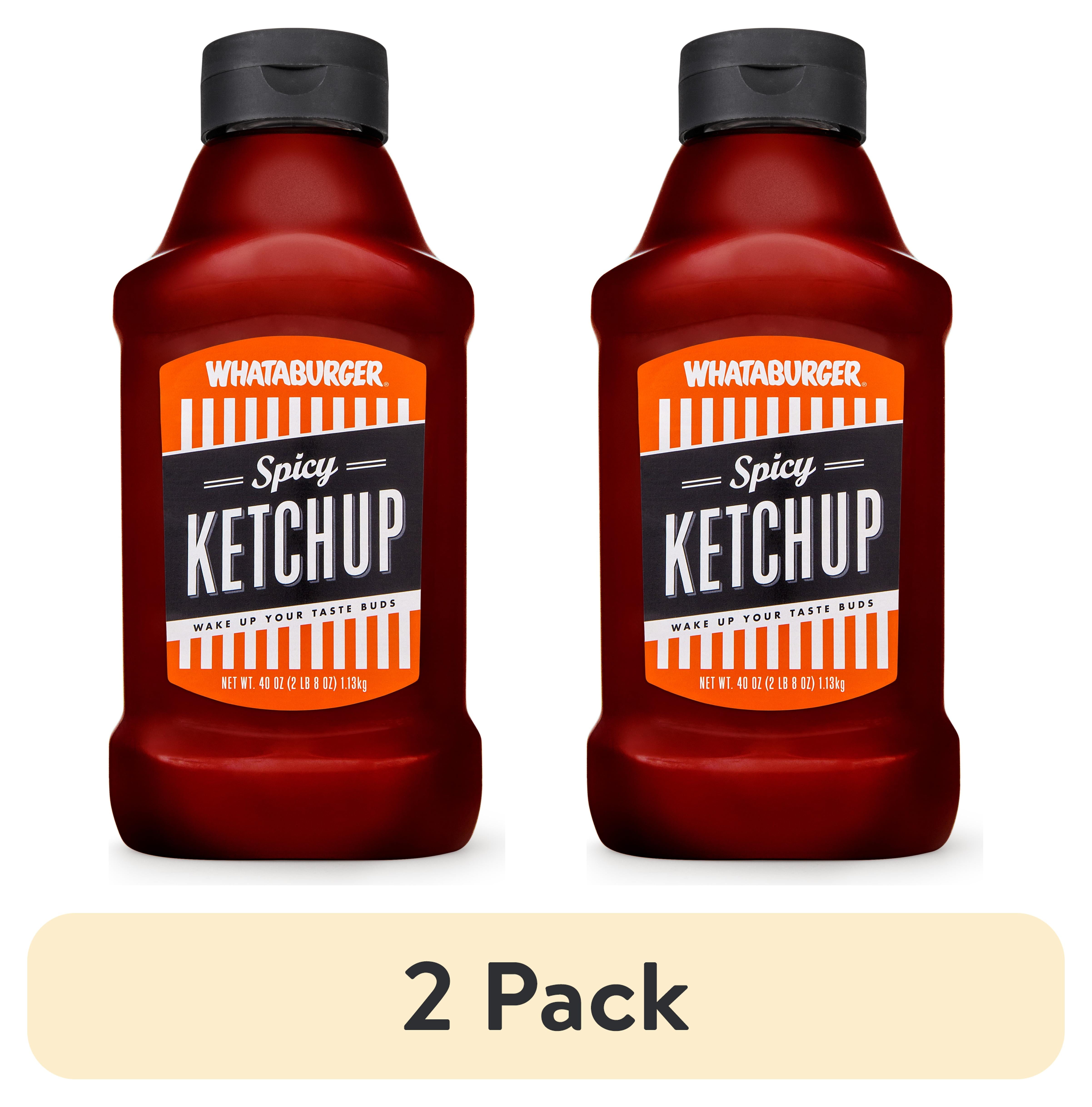 (2 pack) Whataburger Spicy Ketchup 40oz - Walmart.com