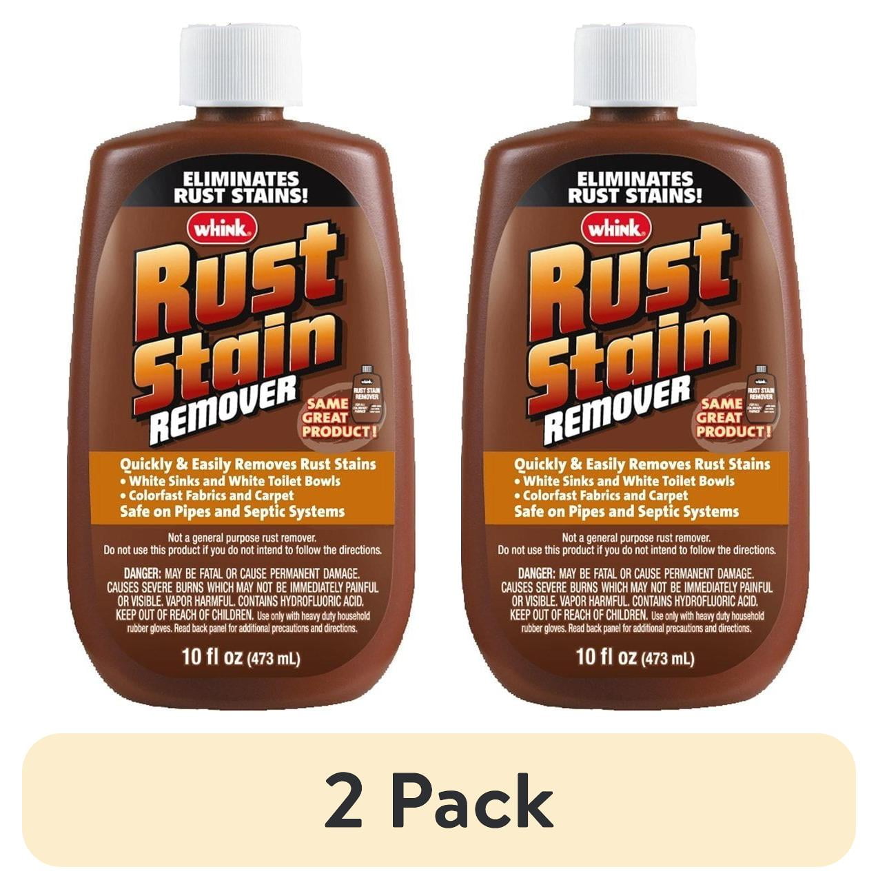(2 pack) Whink 01081 10 Oz Rust Stain Remover - Walmart.com