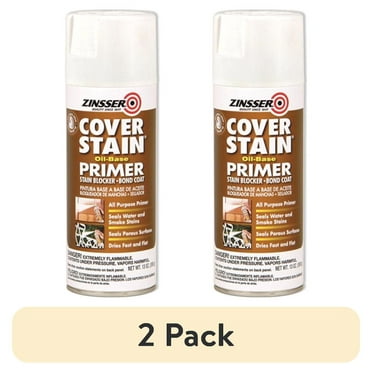 White , Zinsser Flat Cover Stain High Hide Oil-Based Interior/Exterior ...