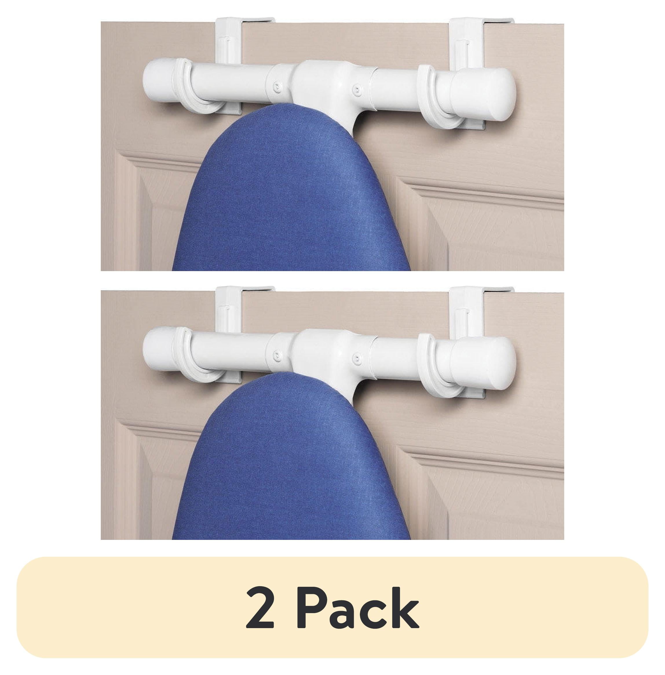 (2 pack) Whitmor OTD Ironing Board Hooks White Set of 2 - Walmart.com