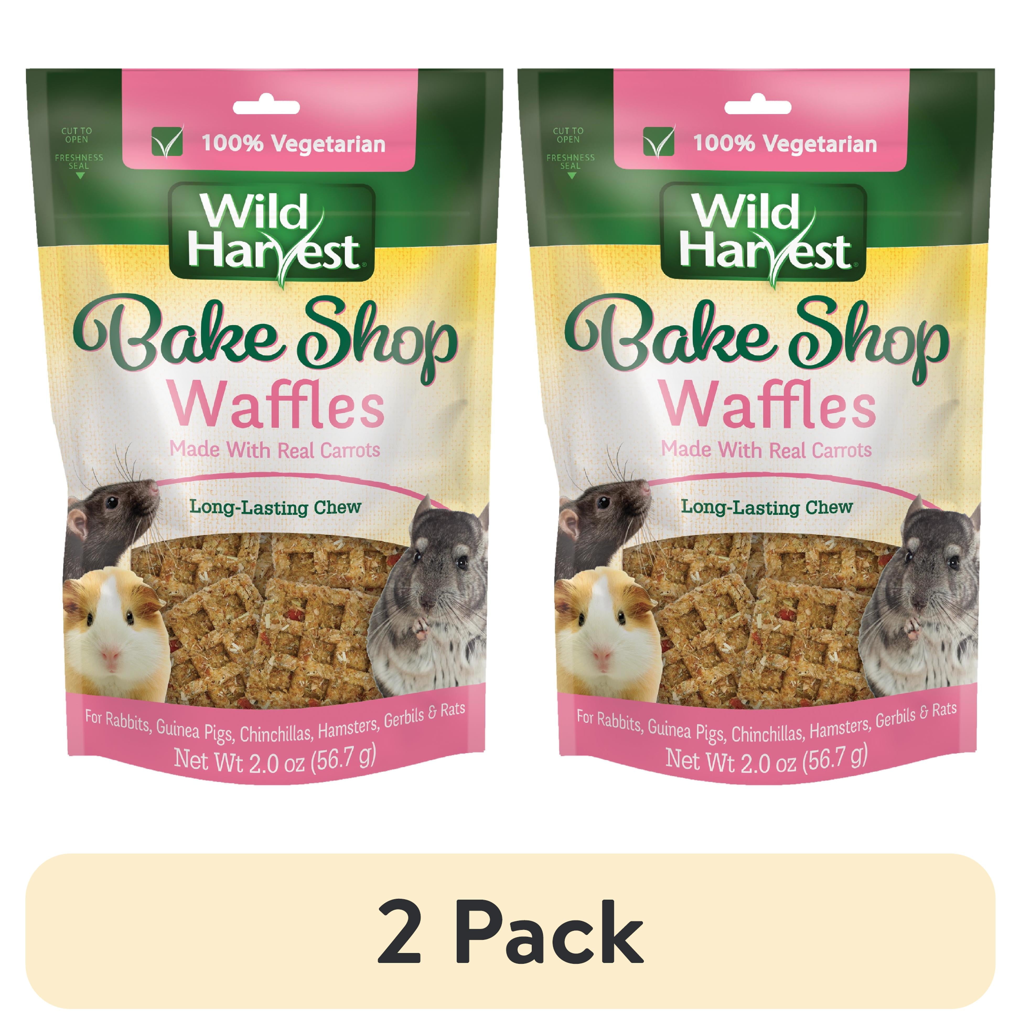 (2 pack) Wild Harvest Bake Shop Waffles for Small Animals, 2-in-1 ...