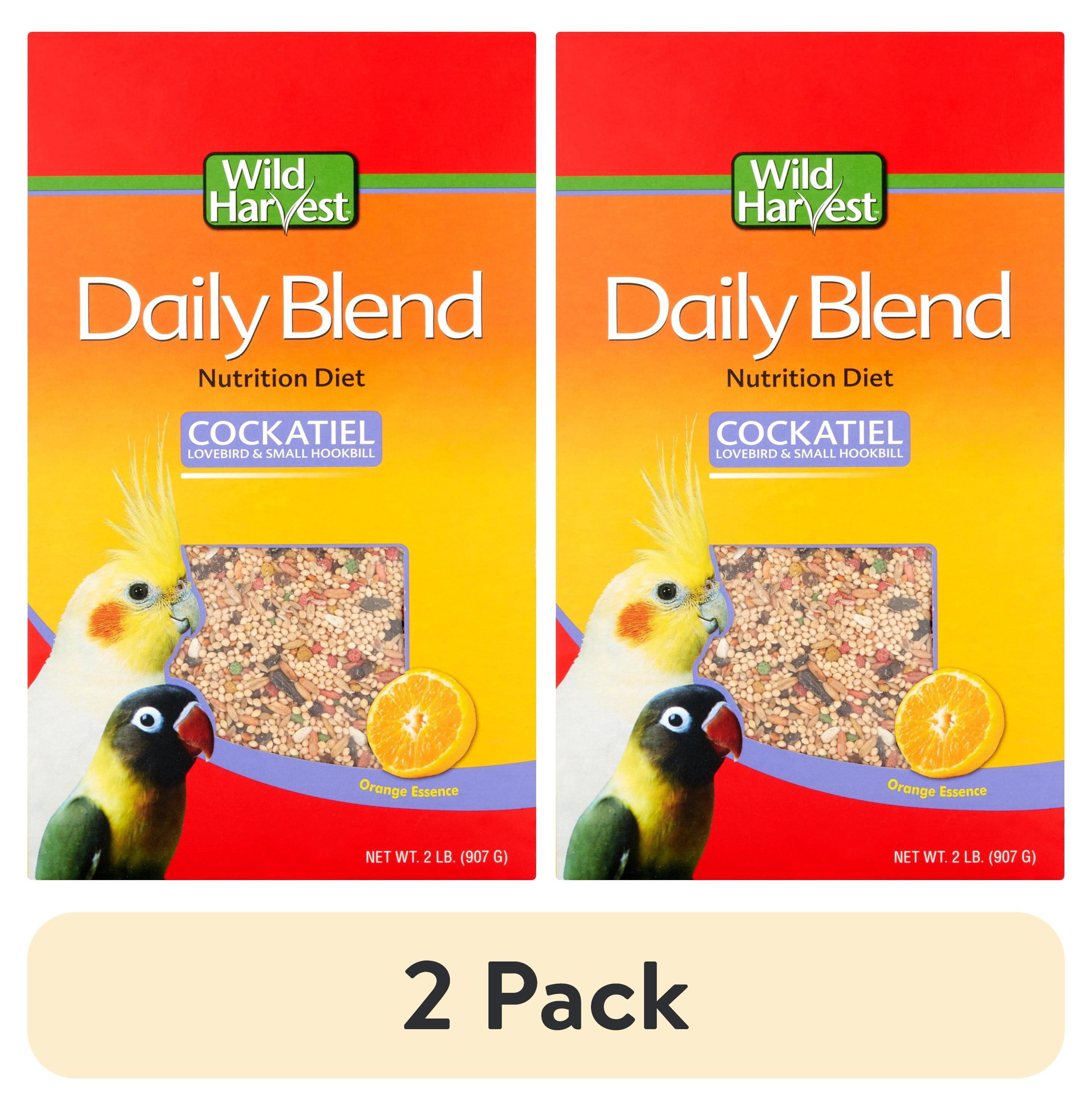 (2 pack) Wild Harvest Daily Blend for Cockatiels, Hookbills and ...
