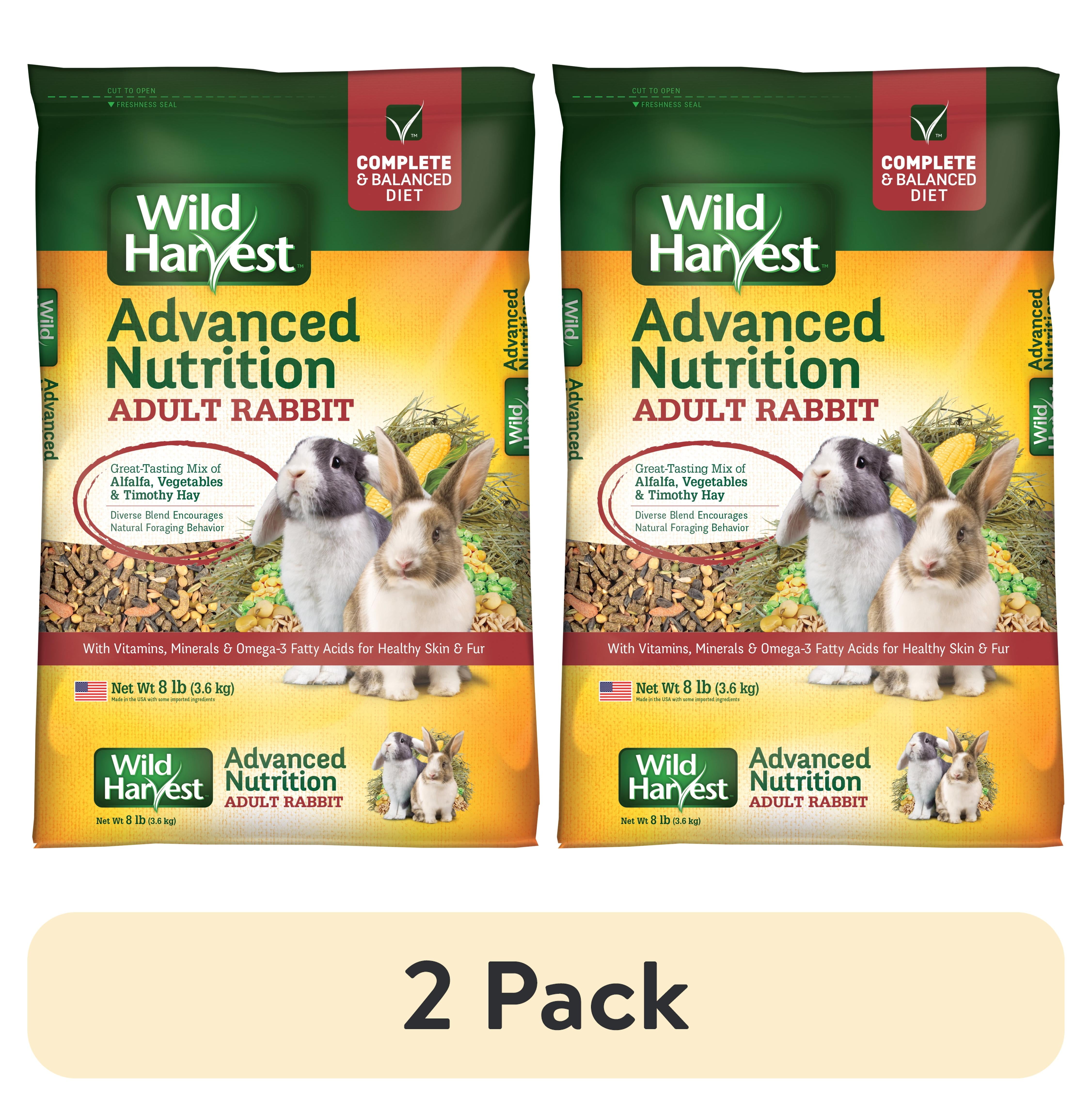 (2 pack) Wild Harvest Mix Rabbit Food, Vegetable & Grain, 8 lb. Bag ...