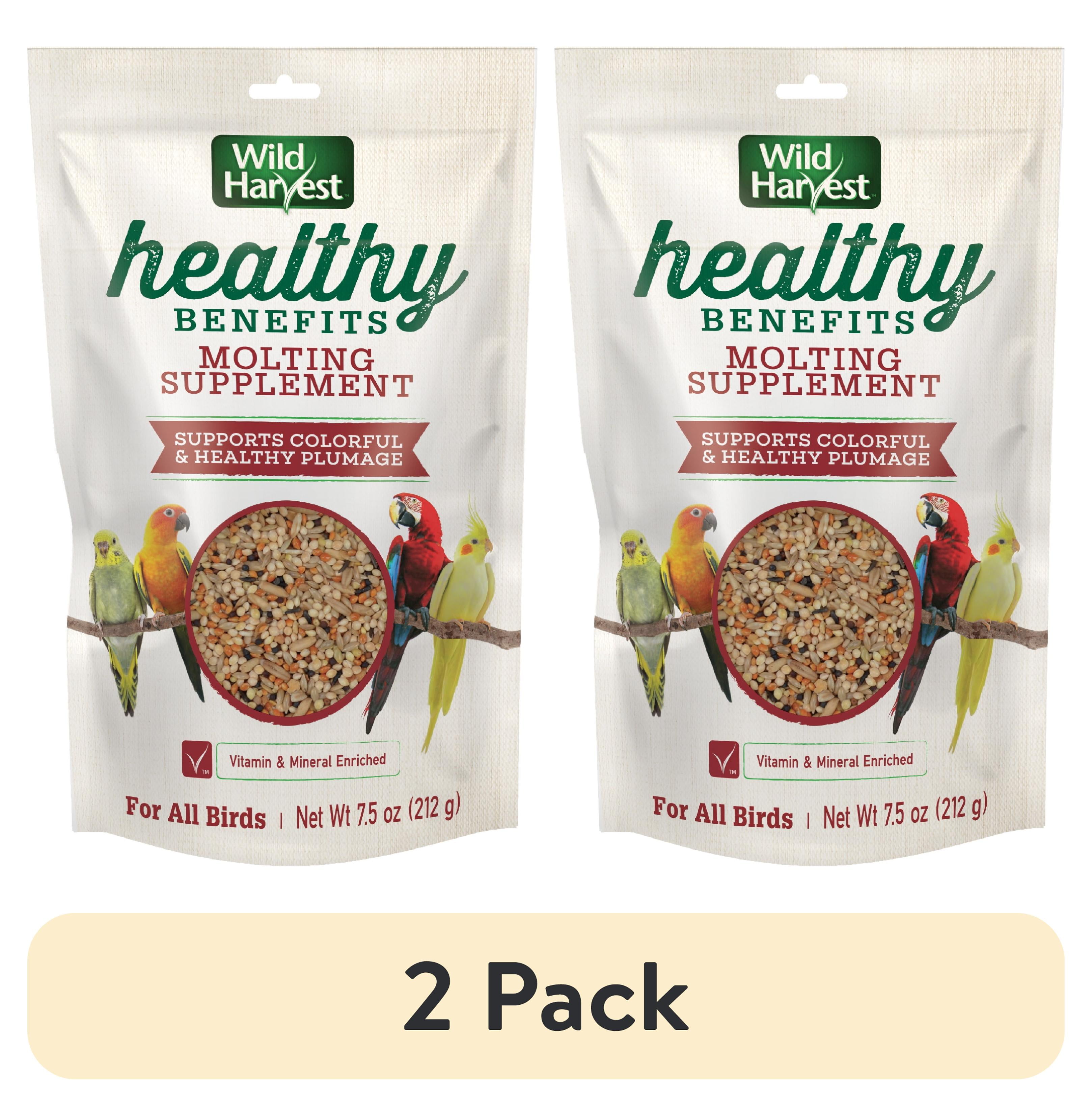 (2 pack) Wild Harvest Molting Supplement for Small Animals - Walmart.com