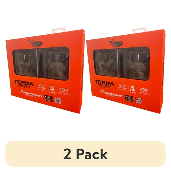 (2 pack) Wildgame Innovations 2-Pack Terra Extreme Lightsout 18MP Trail ...
