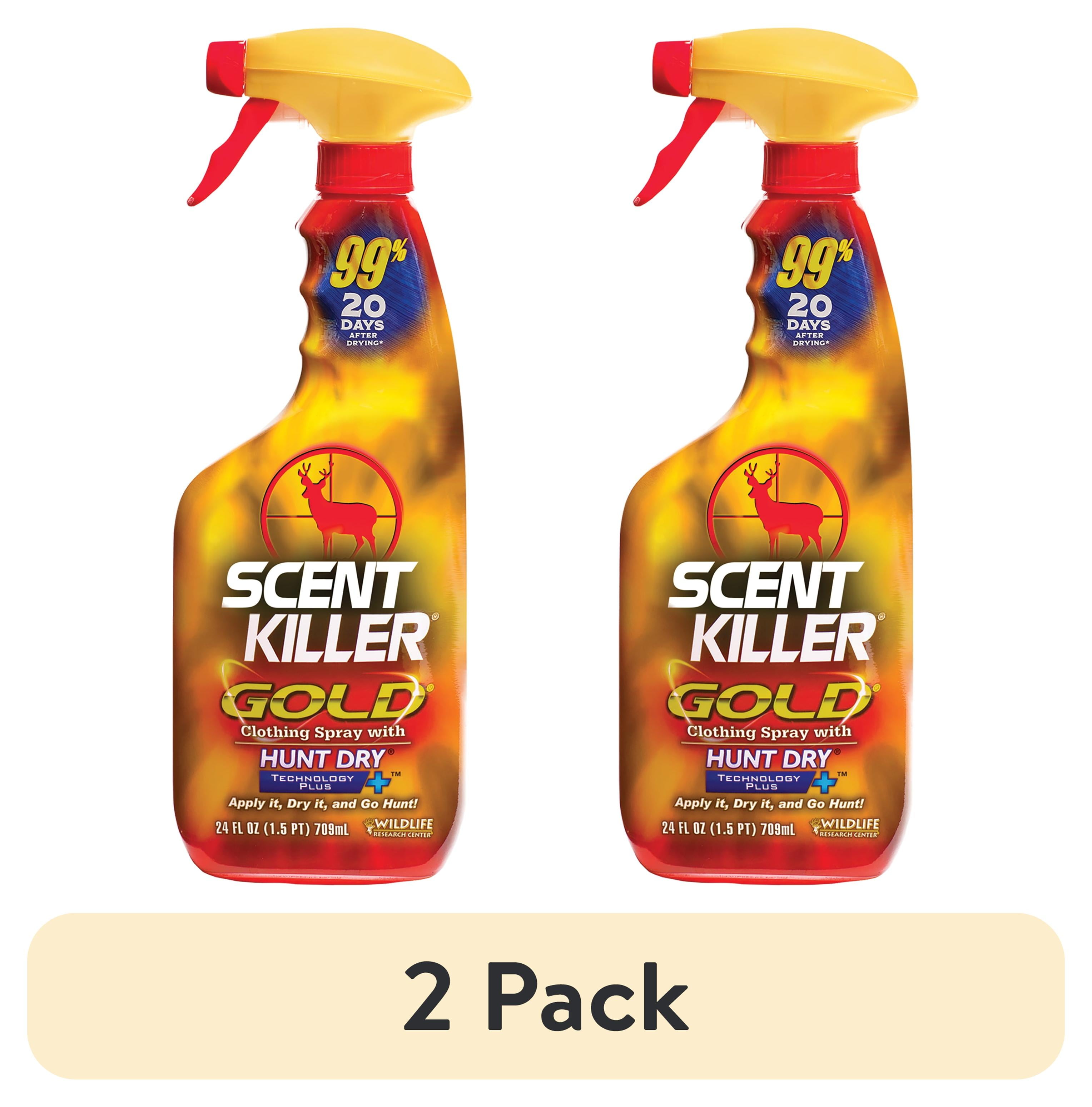 (2 pack) Wildlife Research Center Scent Killer Gold Spray, 24 fl oz ...