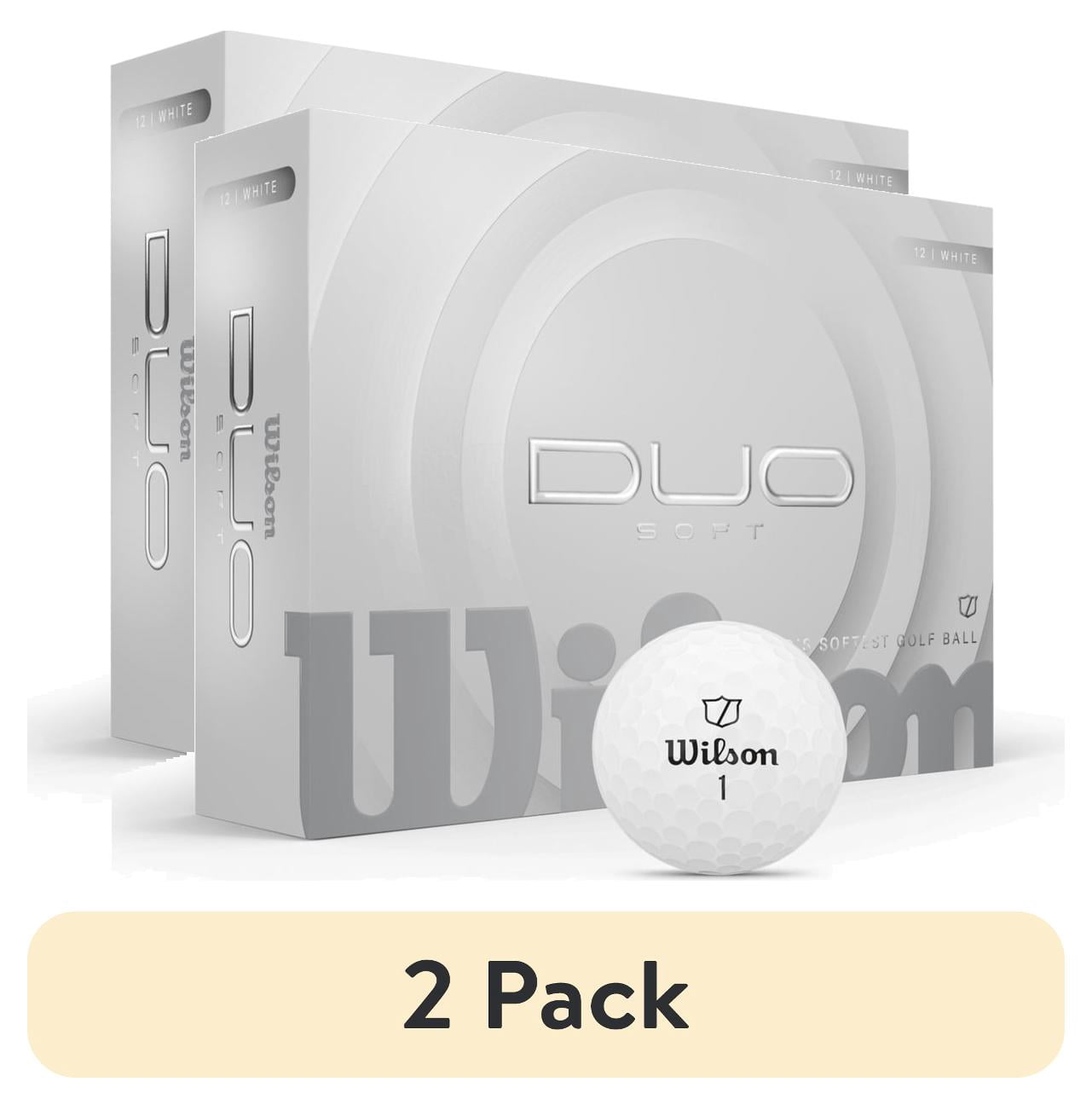 (2 pack) Wilson Duo Soft Golf Balls - White, 12 Balls - Walmart ...
