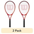 (2 pack) Wilson Pro Staff Precision XL 110 Adult Recreational Tennis ...