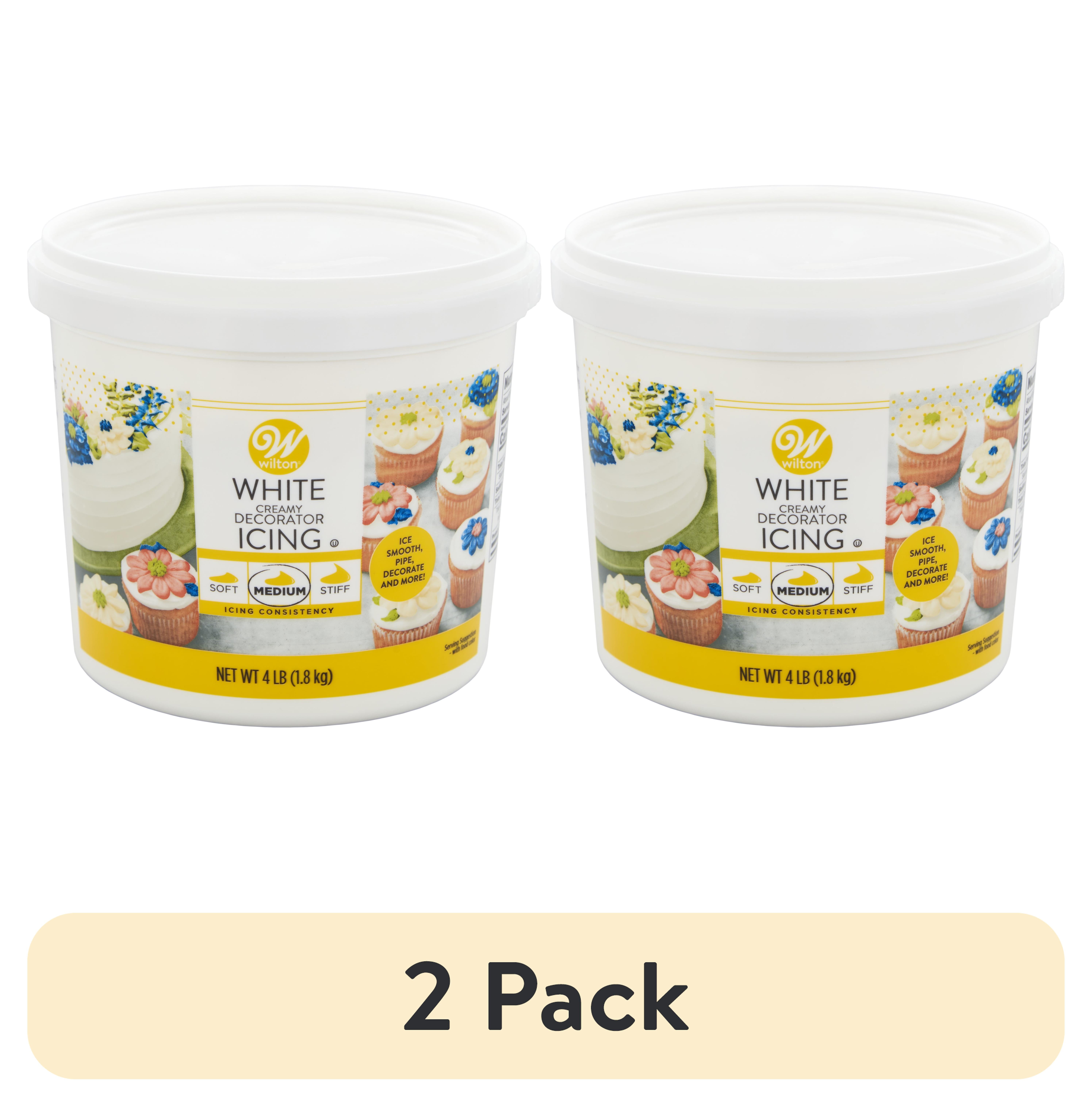 (2 pack) Wilton Creamy White Decorator Cake Frosting, Vanilla Flavored ...