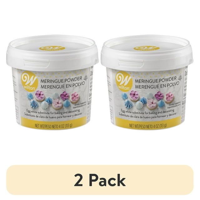 (2 pack) Wilton Meringue Powder for Baking and Decorating, Egg White ...