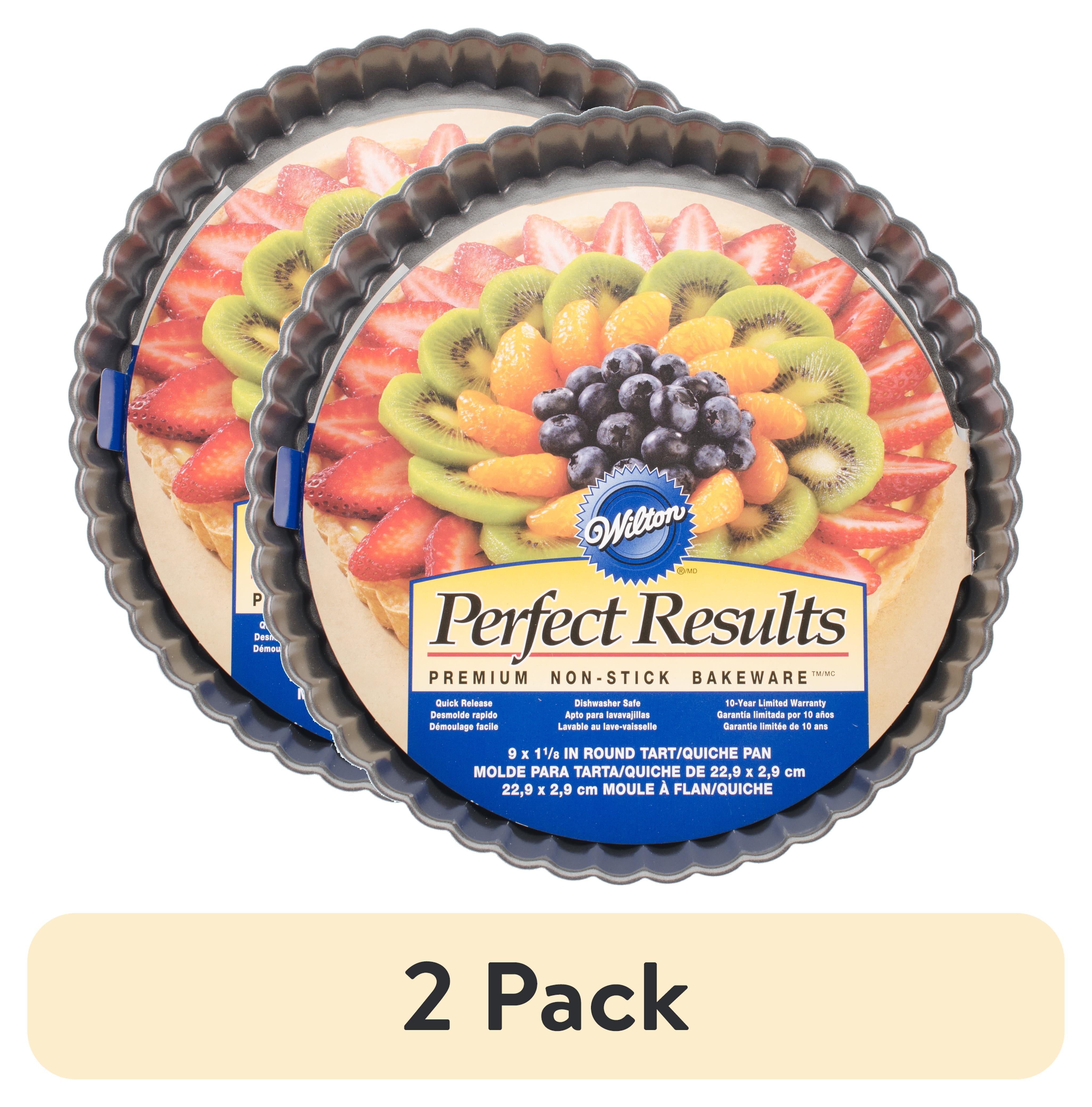 (2 pack) Perfect Results Tart/Quiche Pan-Round 9" - Walmart.com