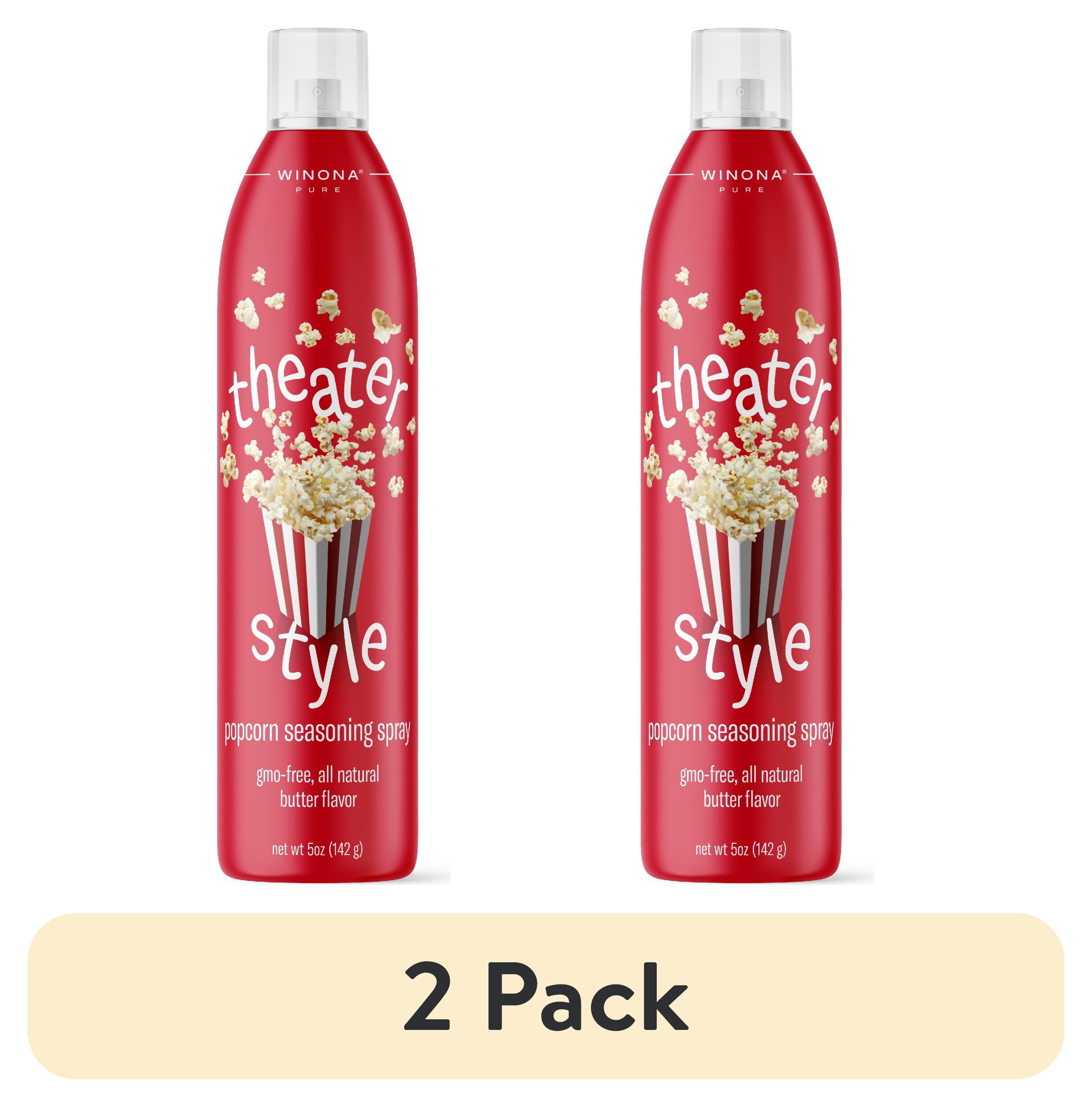 (2 pack) Winona Pure Theater Style Popcorn Spray 5oz - Butter - Walmart.com