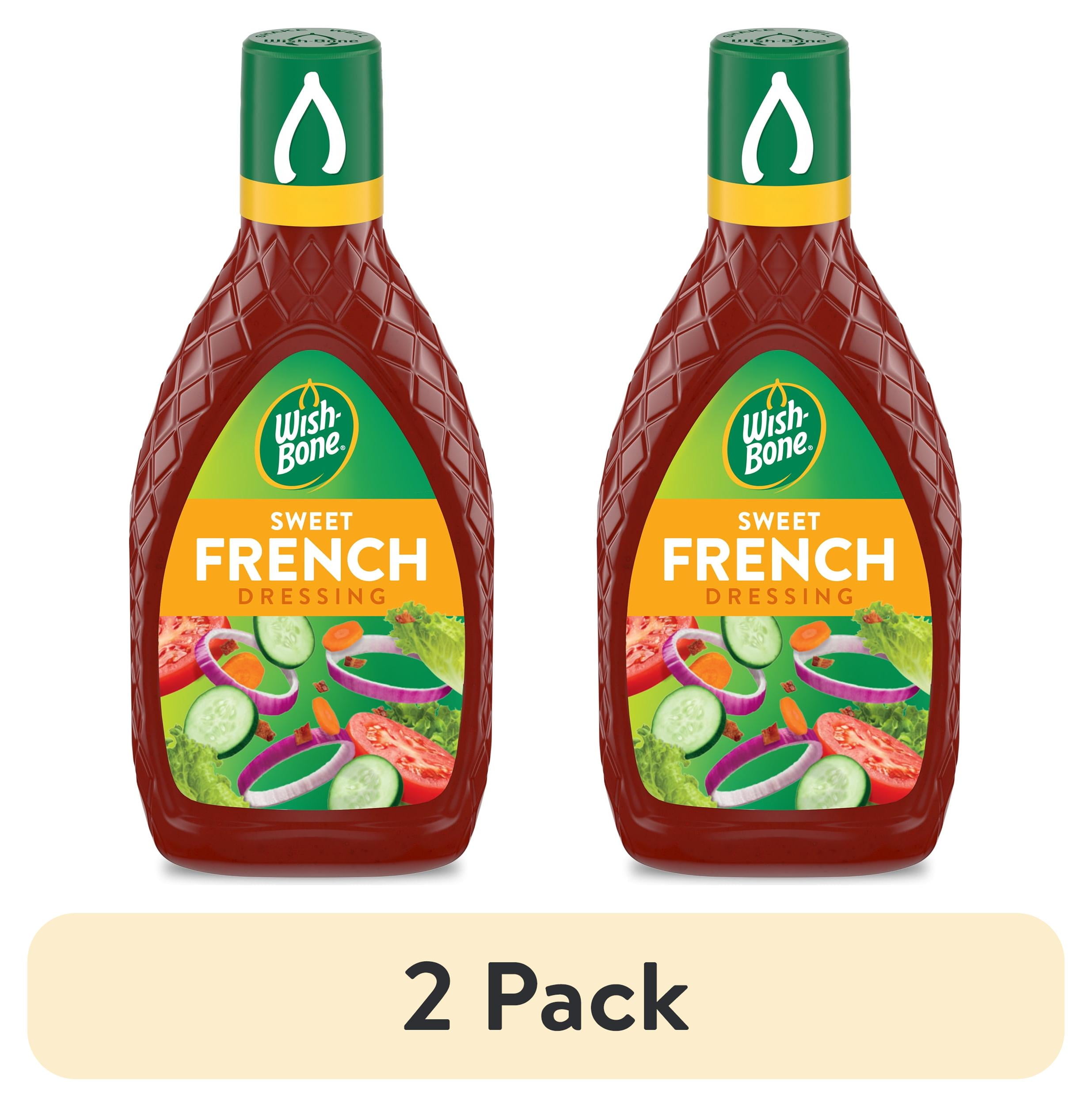 (2 pack) Wish-Bone Sweet French Salad Dressing, 15 fl oz - Walmart.com