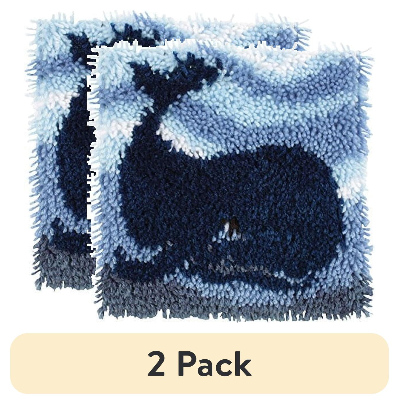 (2 pack) Wonderart Latch Hook Kit, 12" x 12" - Walmart.com