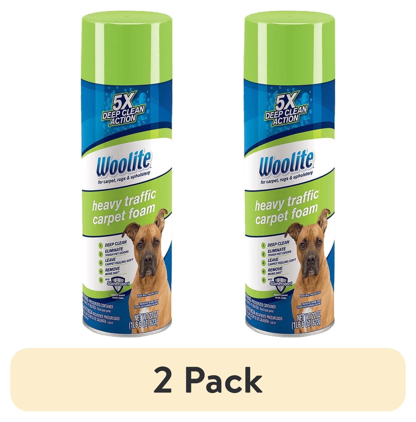 (2 pack) Woolite 22 OZ Heavy Traffic Carpet Cleaner Aerosol Deep ...