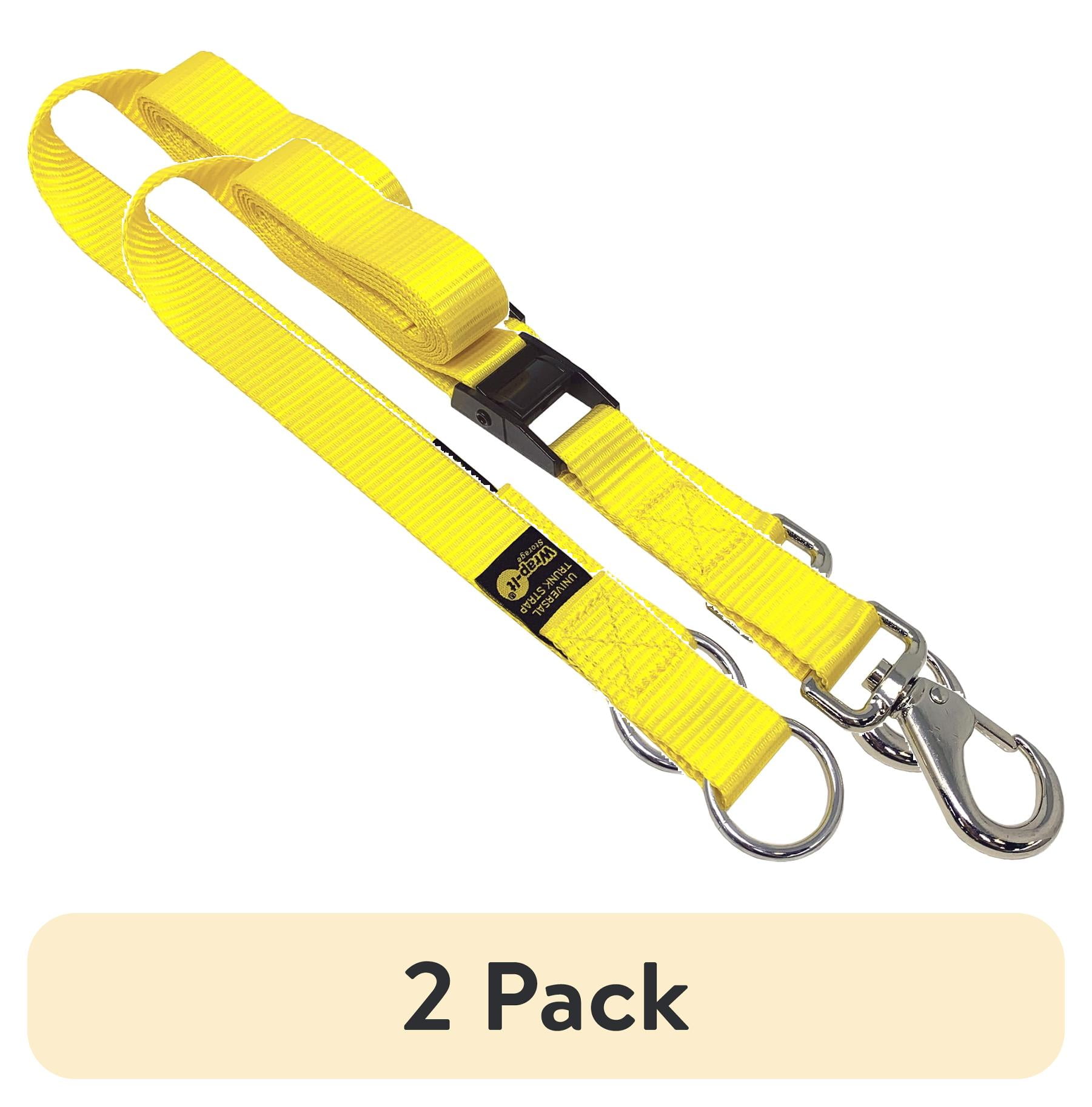 (2 pack) Wrap It Storage Trunk Strap, Yellow, R100-TS-6YE, 6ft, 1 Each ...