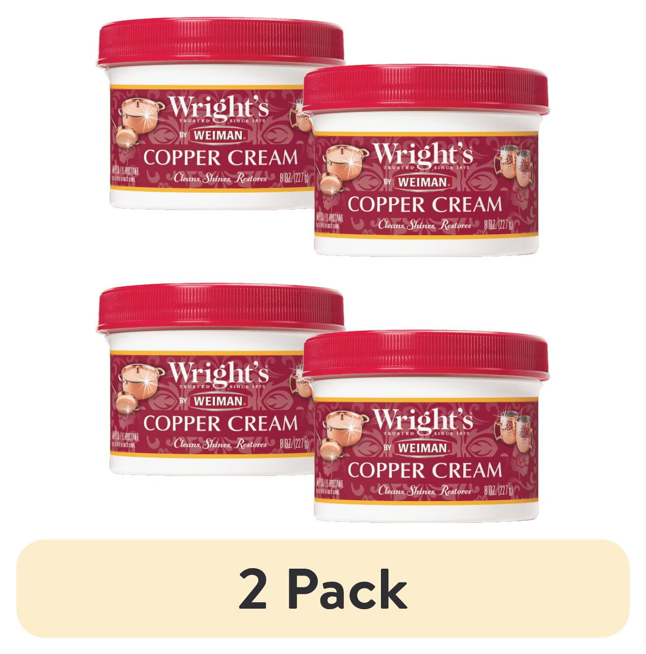 (2 pack) Wright's by Weiman Copper Cleaner Cream - Shine & Polish ...