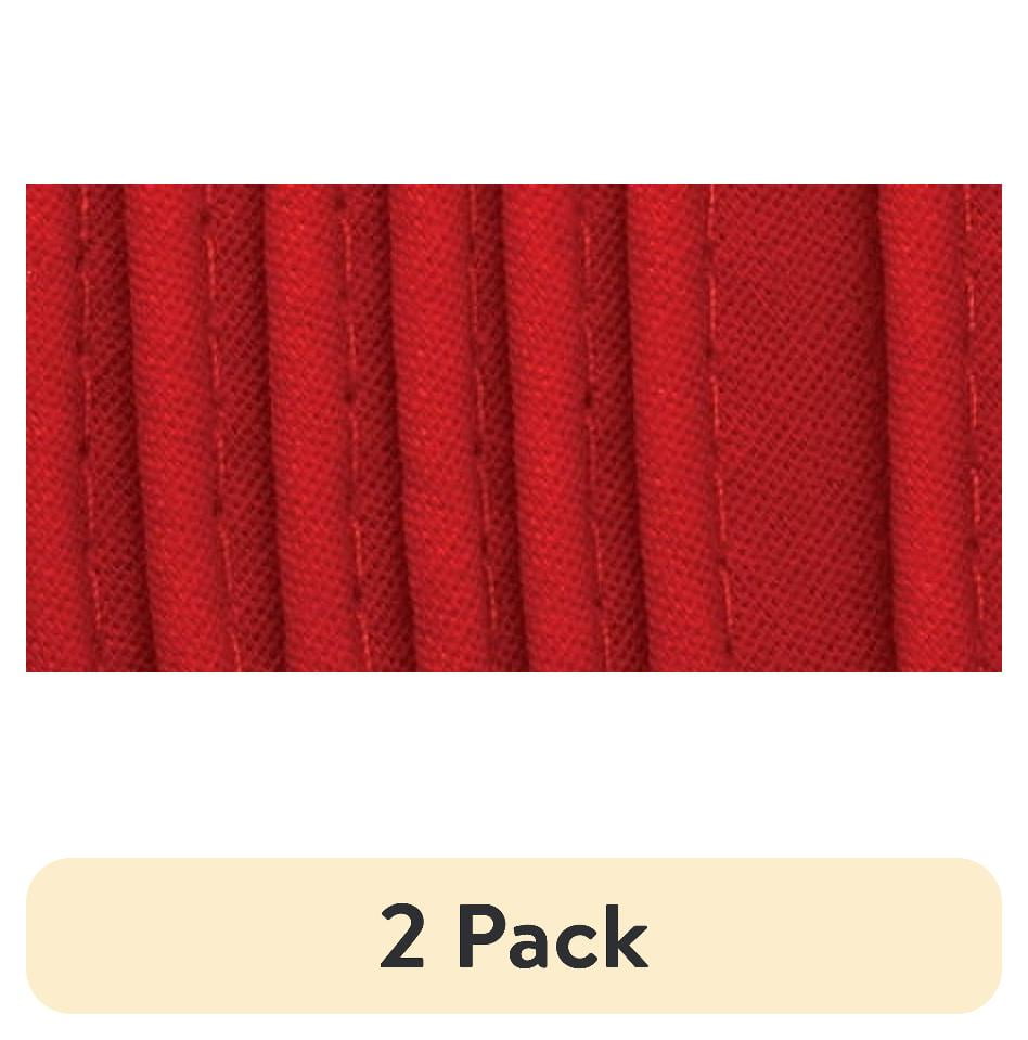 (2 pack) Wrights Bias Tape, Red, 1/2" Maxi Corded Piping For Sewing And ...