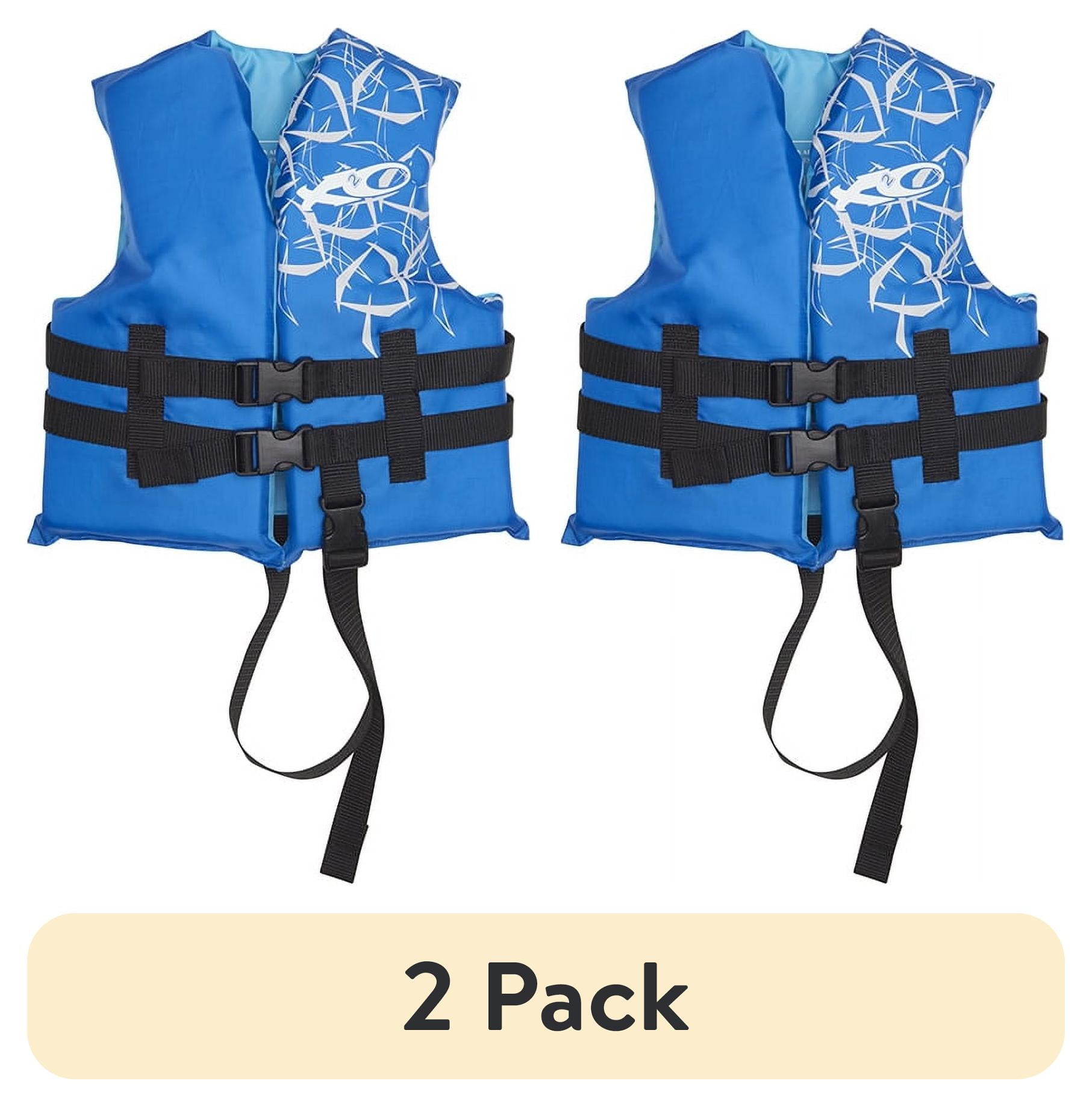 (2 pack) X2O Universal Child Open-Sided Life Vest and Jacket, 30lbs ...