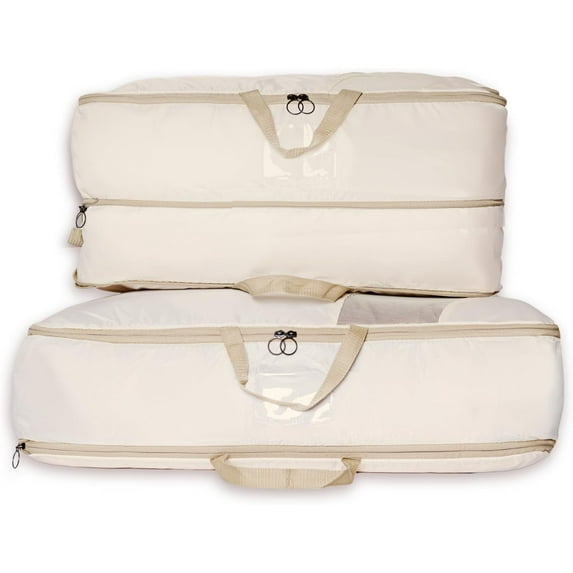 2-pack XXL Comforter Storage Bag - Space Saving Compression Bag for ...