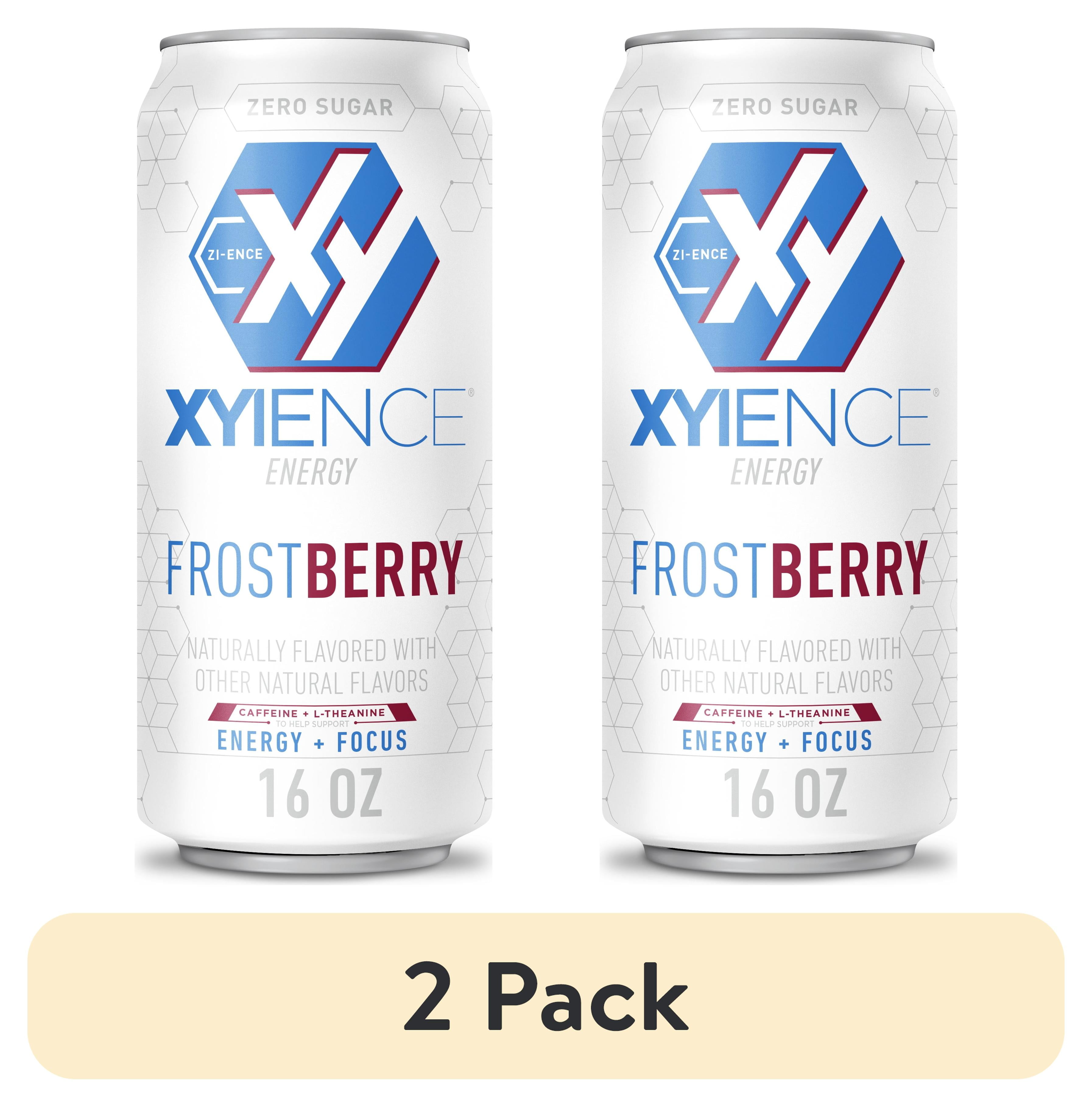 (2 pack) Xyience Frostberry Blast Energy Drink, 16 fl oz can - Walmart.com