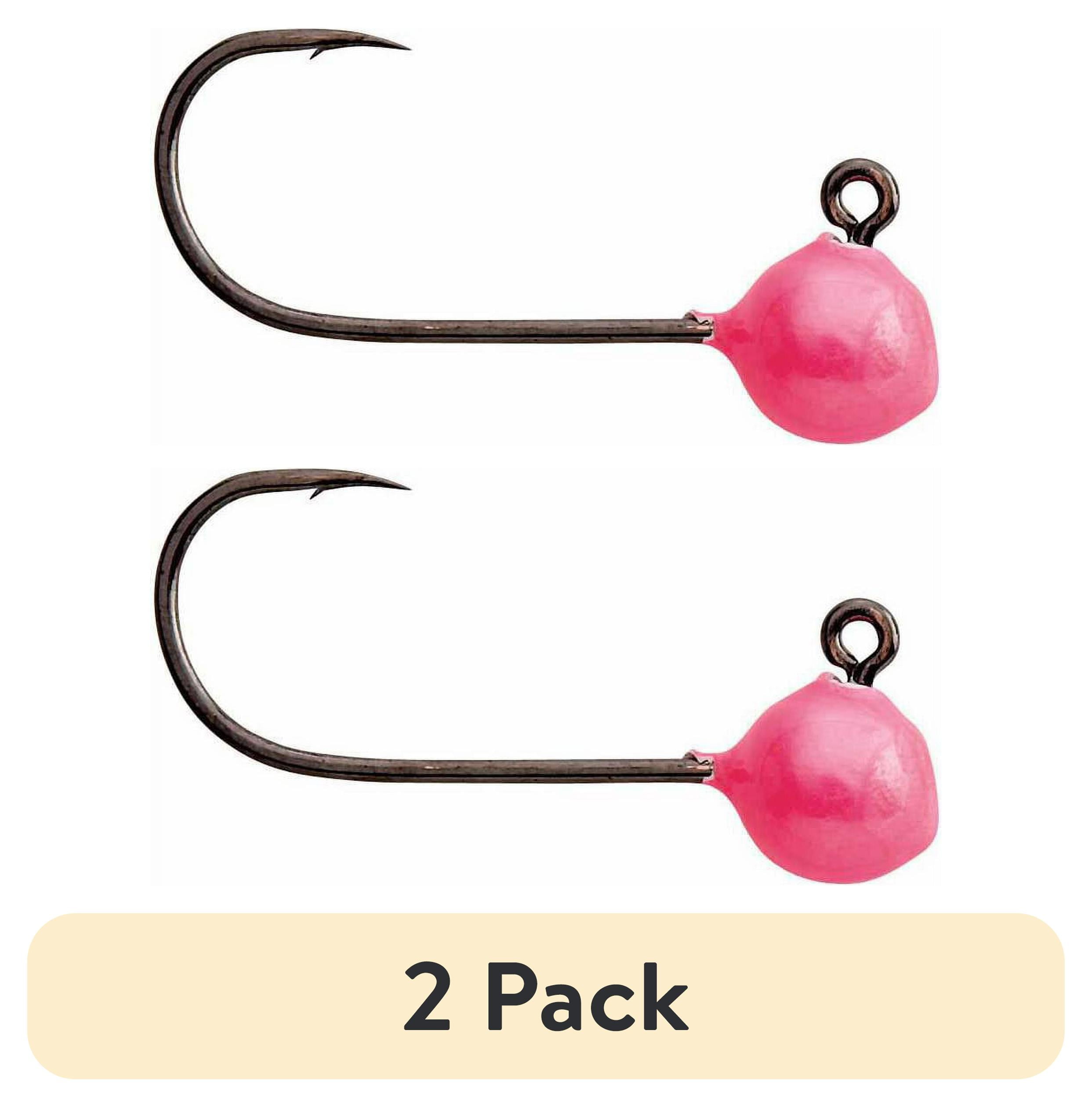 (2 pack) Yakima Bait Maxi Jig Heads, 3pk, 1/8 oz, Pearlescent Pink ...