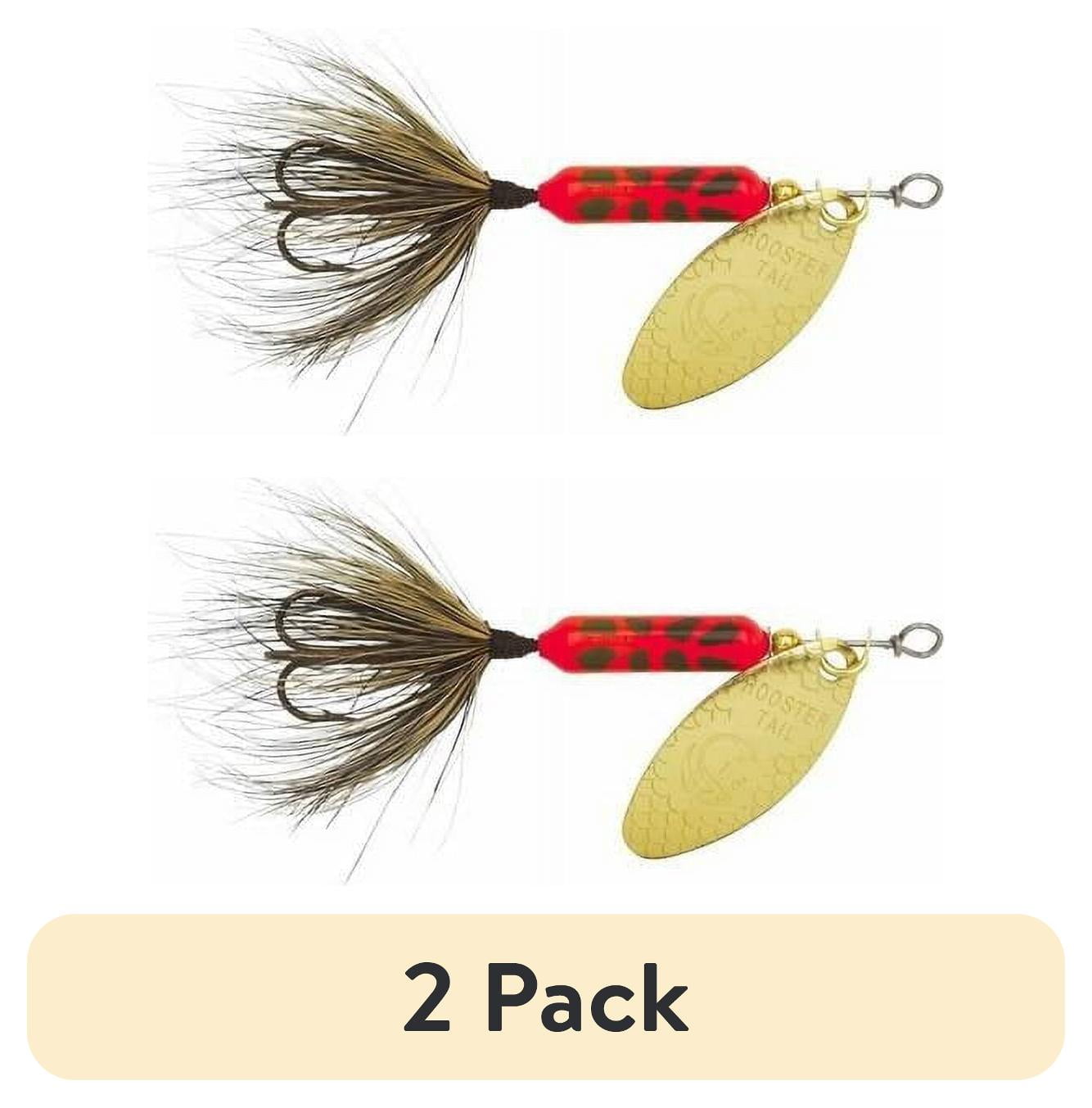 (2 pack) Yakima Bait Original Rooster Tail, Inline Spinnerbait Fishing ...