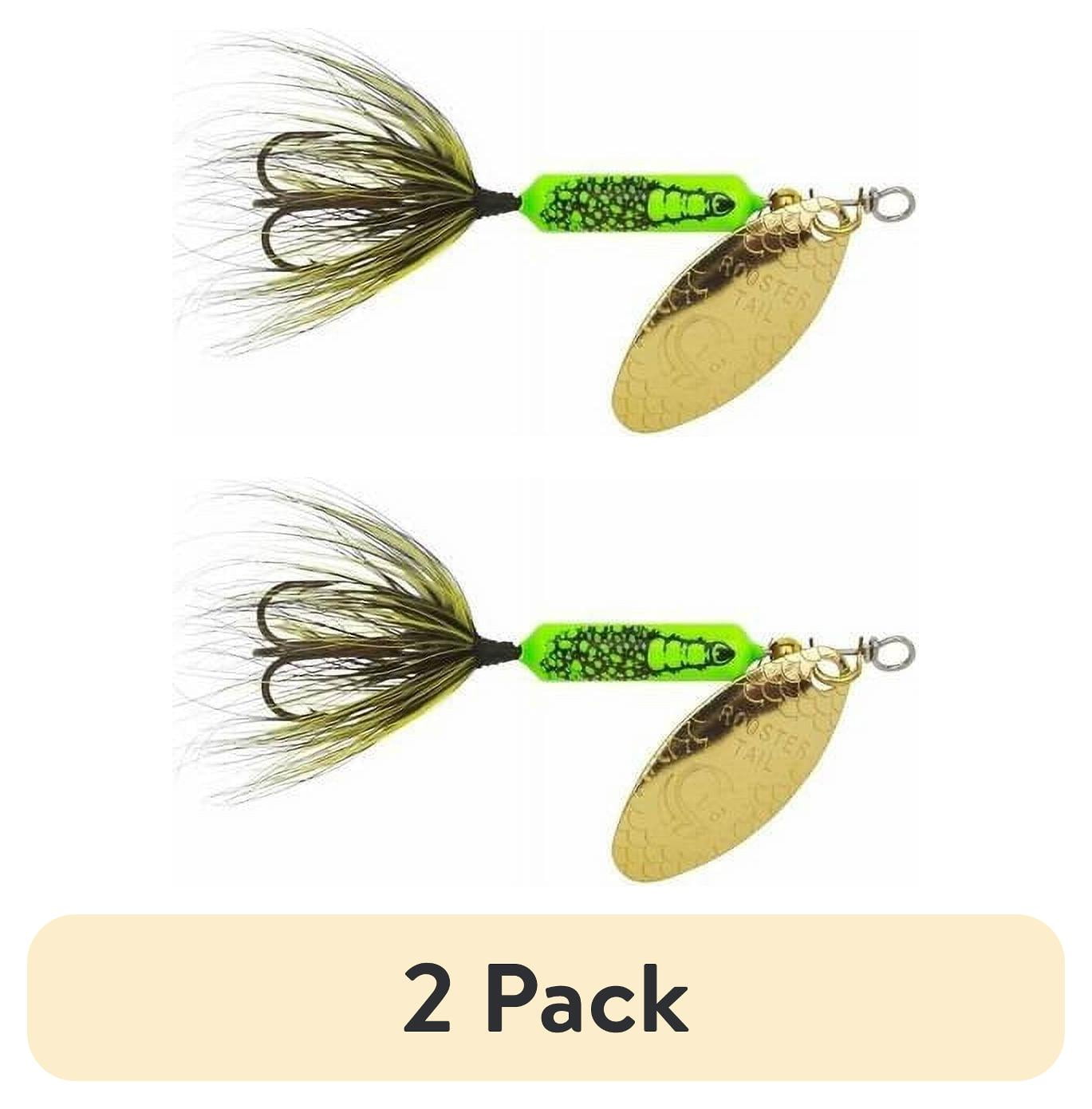 (2 pack) Yakima Bait Original Rooster Tail, Inline Spinnerbait Fishing ...